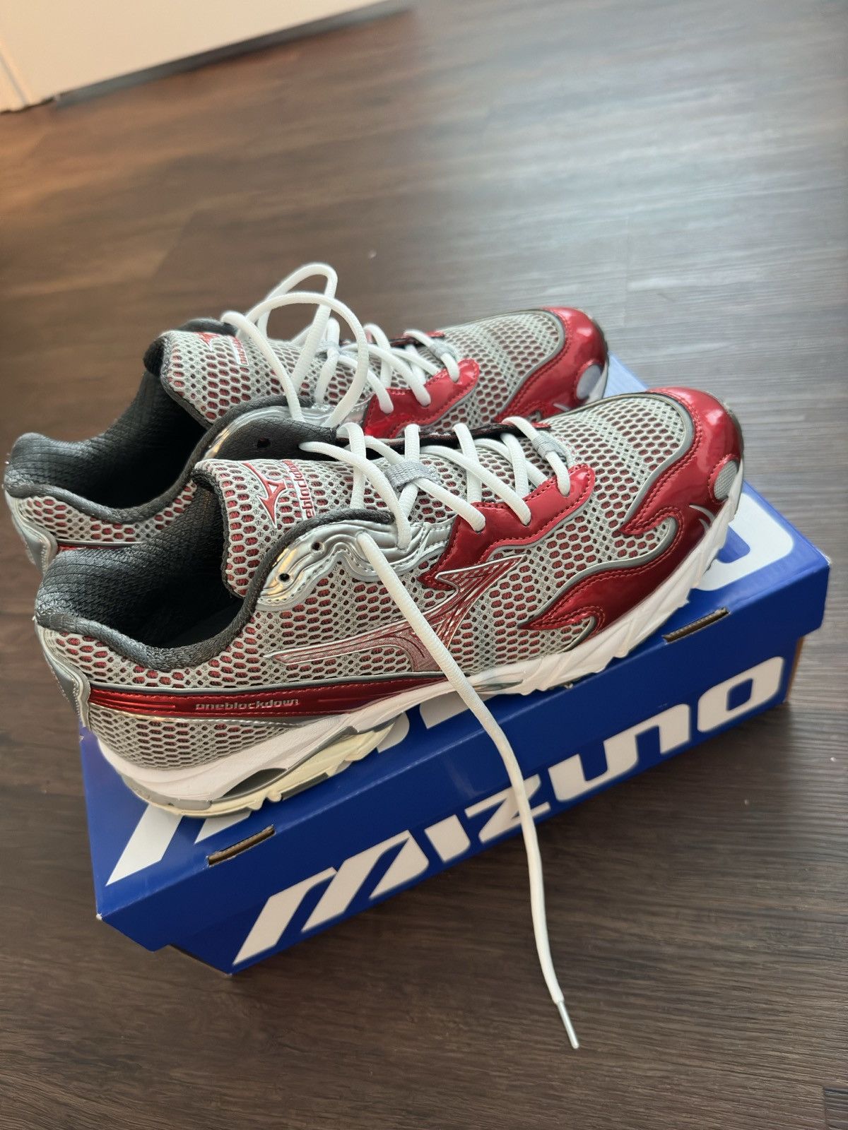 Mizuno Mizuno One Block Down "Flame Wave" | Grailed