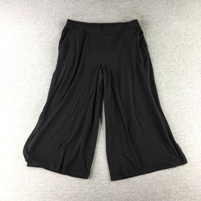 Eileen Fisher Eileen Fisher Pants Womens Large Wide Leg Cropped Pull On ... Eileen Fisher Eileen Fisher Pants Womens Large Wide Leg Cropped Pull On ...