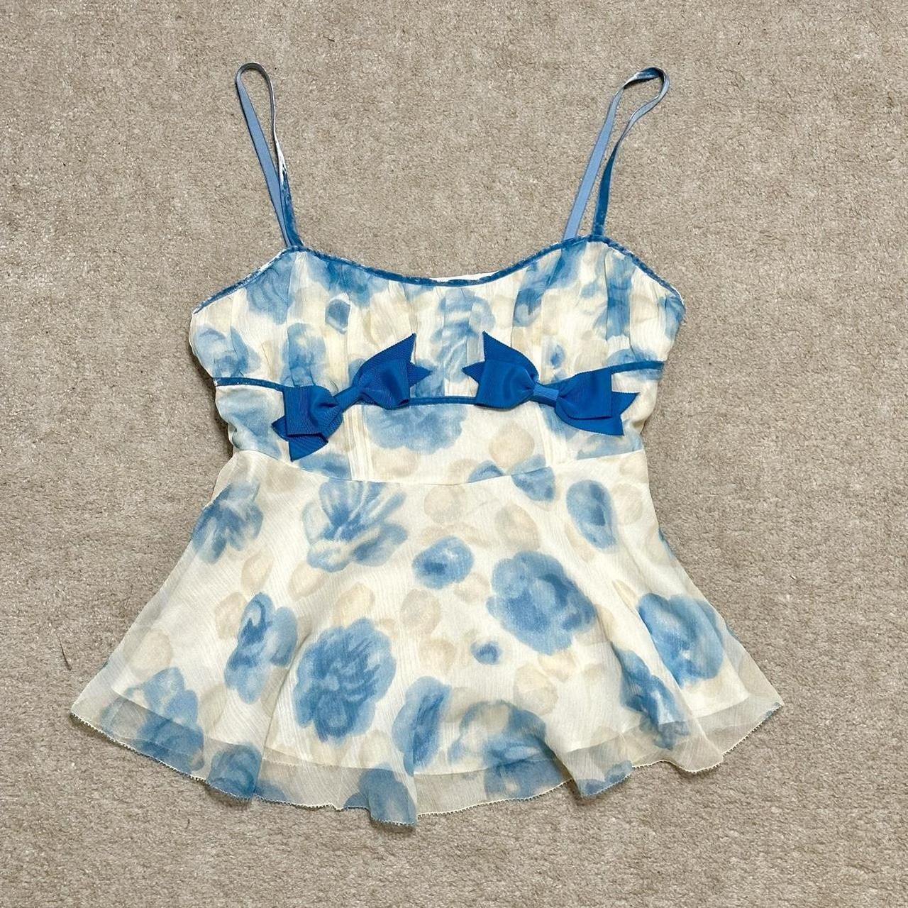 Jil Stuart JILL STUART RARE BLUE CAMI TOP | Grailed