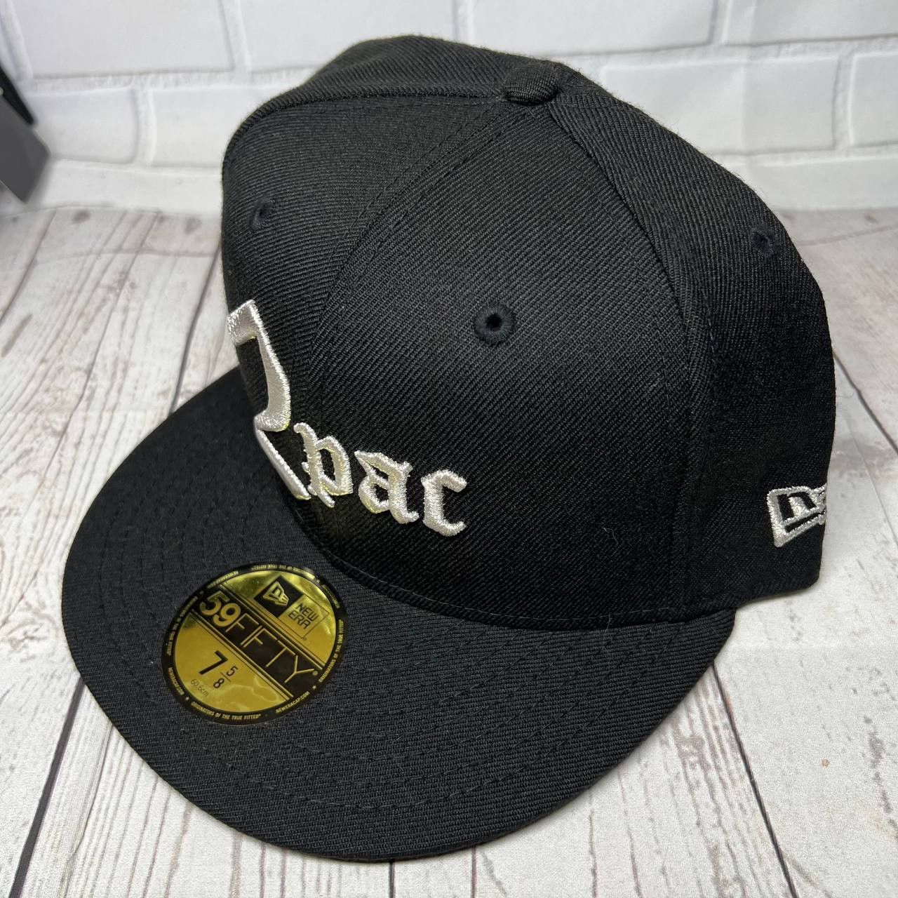 New Era Tupac Shakur 2pac 7 5/8 Hat Fitted Cap Black New Men | Grailed