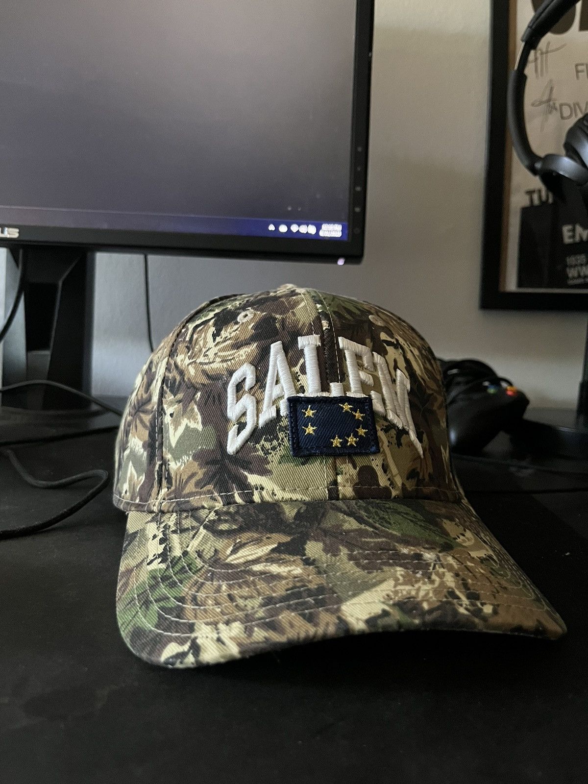 S4LEM Salem Flag Hat Camo | Grailed