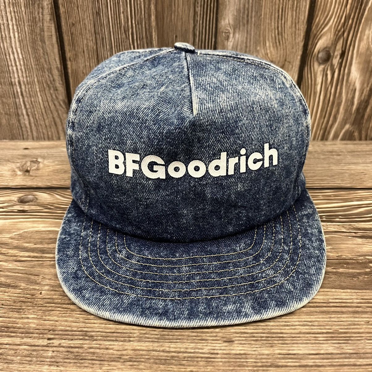 Hats × Trucker Hat × Vintage Vintage BF Goodrich Racing Denim Snapback ...