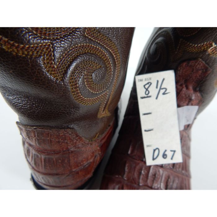 Lucchese Lucchese Caiman Hornback Alligator Skin Boots Made in USA Br ...