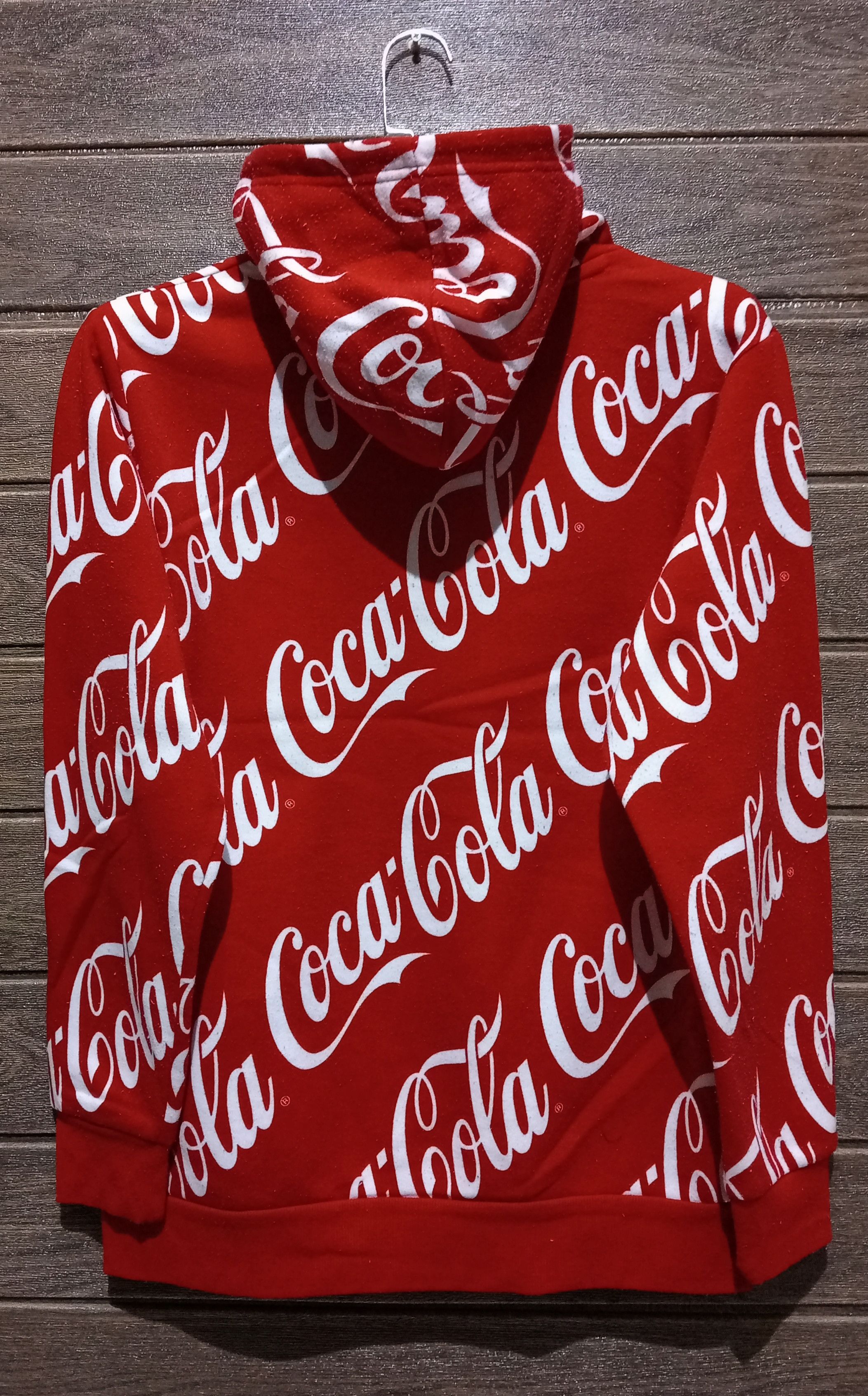 Coca Cola Coca-Cola Print All Over Pullover Hoodie Very Rare | Grailed