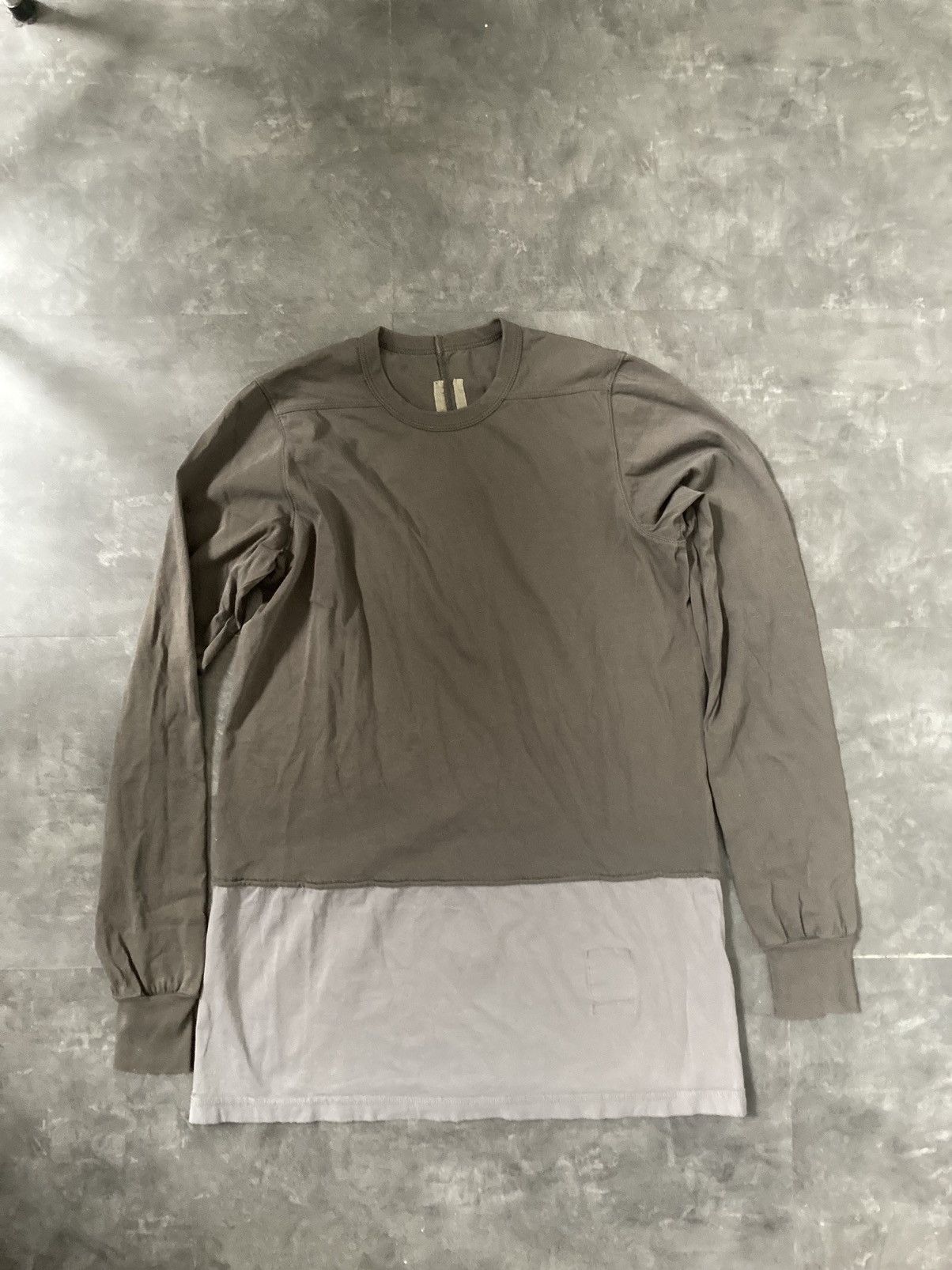 Rick Owens × Rick Owens Drkshdw Rick Owens FW18 Color-Block Longsleeve ...
