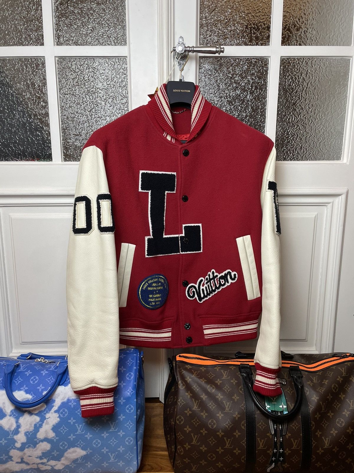 Louis Vuitton Louis Vuitton college/varsity jacket | Grailed