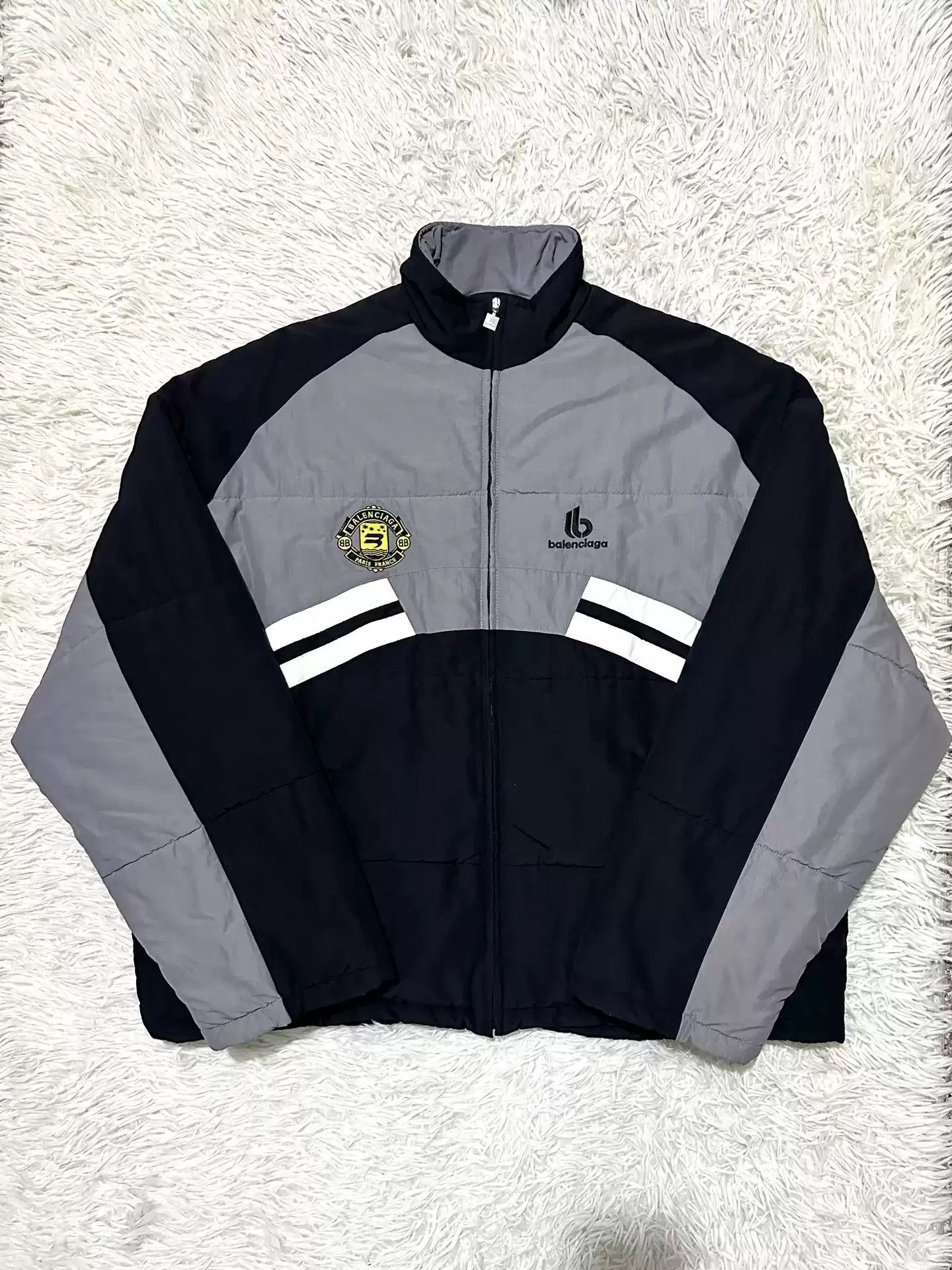 Balenciaga Balenciaga 22AW Football SportyB logo cotton jacket | Grailed