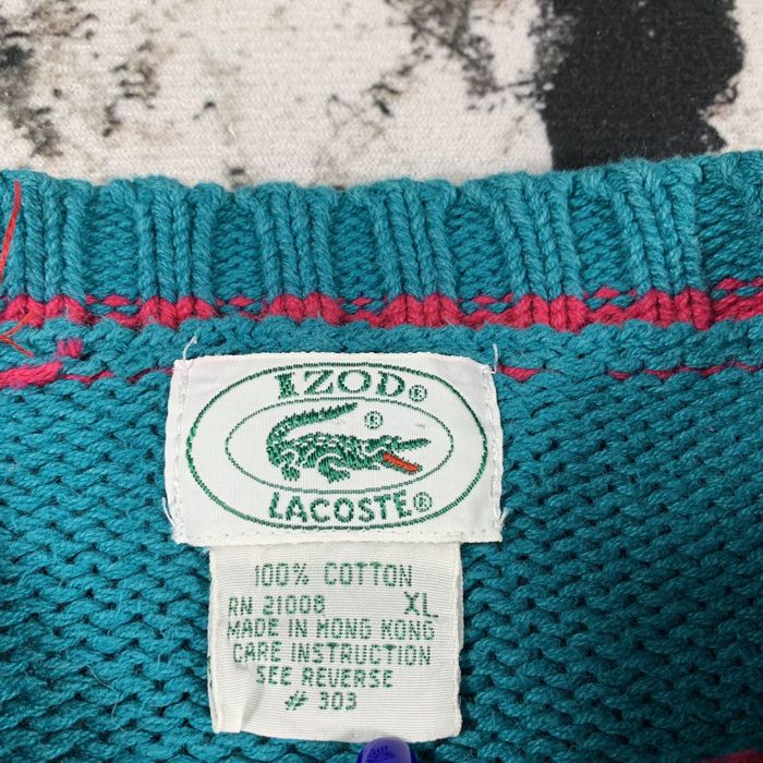 Vintage 🐊Vintage 80s/90s Izod Lacoste Knitted Sweater Jumper Stripes | Grailed