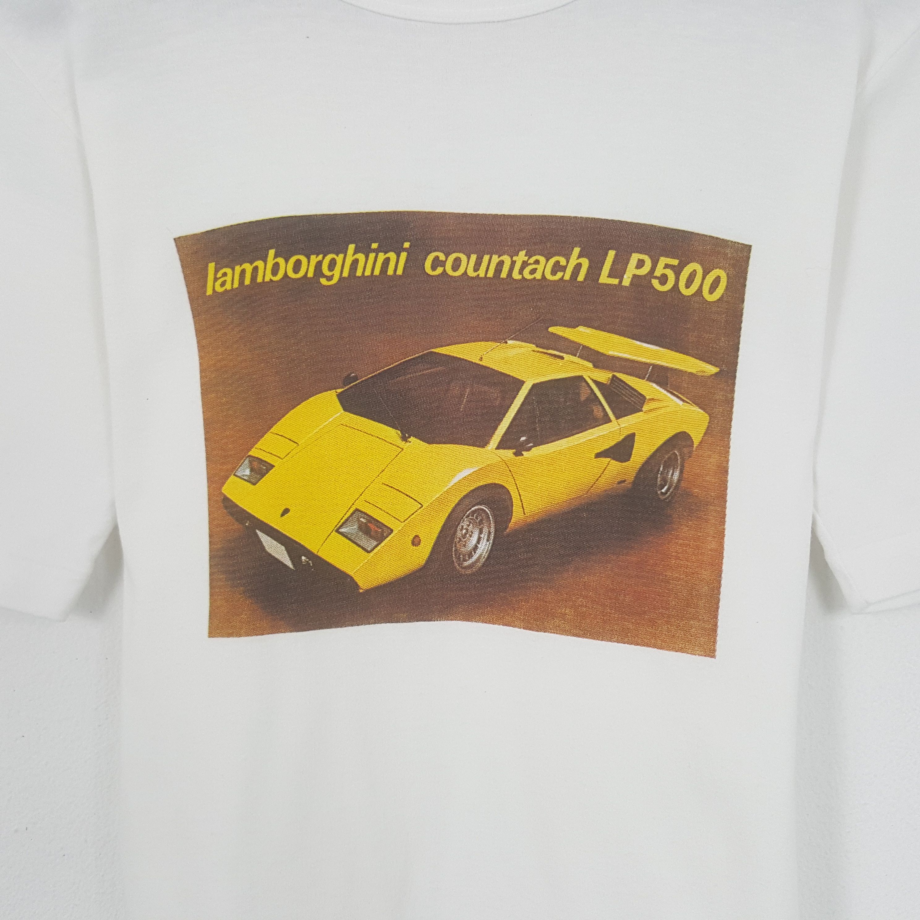 Lamborghini × Racing × Vintage Vintage 90’s Lamborghini Countach LP500 ...