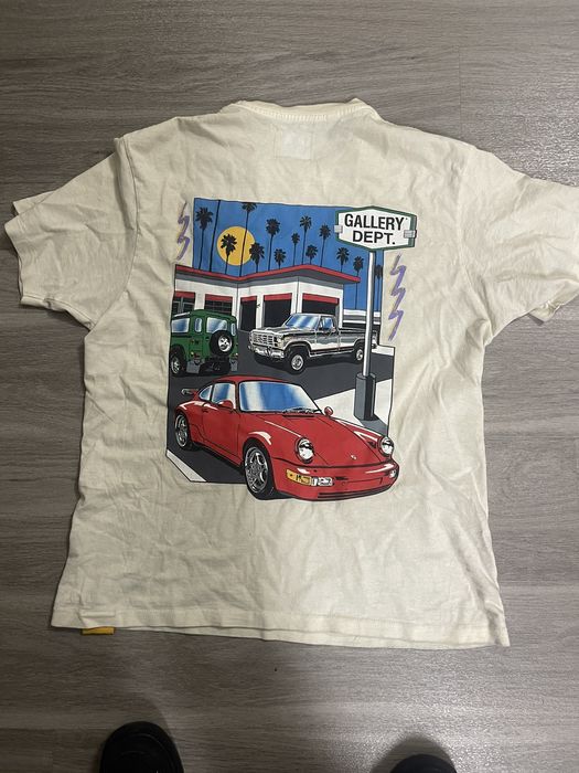 Gallery Dept. Gallery debt Drive thru cream T | Grailed