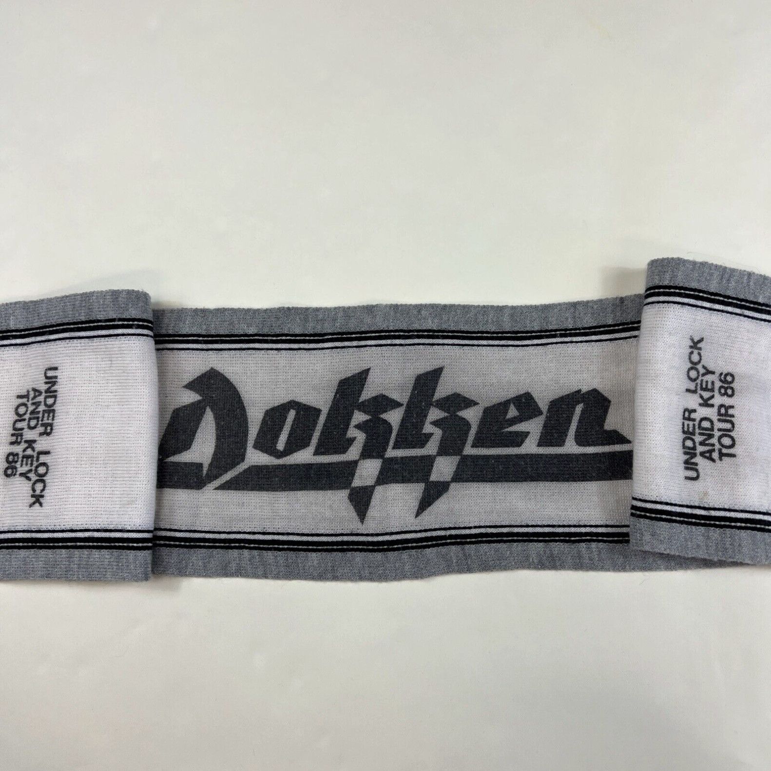 Vintage Vintage 1986 Dokken Scarf Under Lock and Key Tour | Grailed