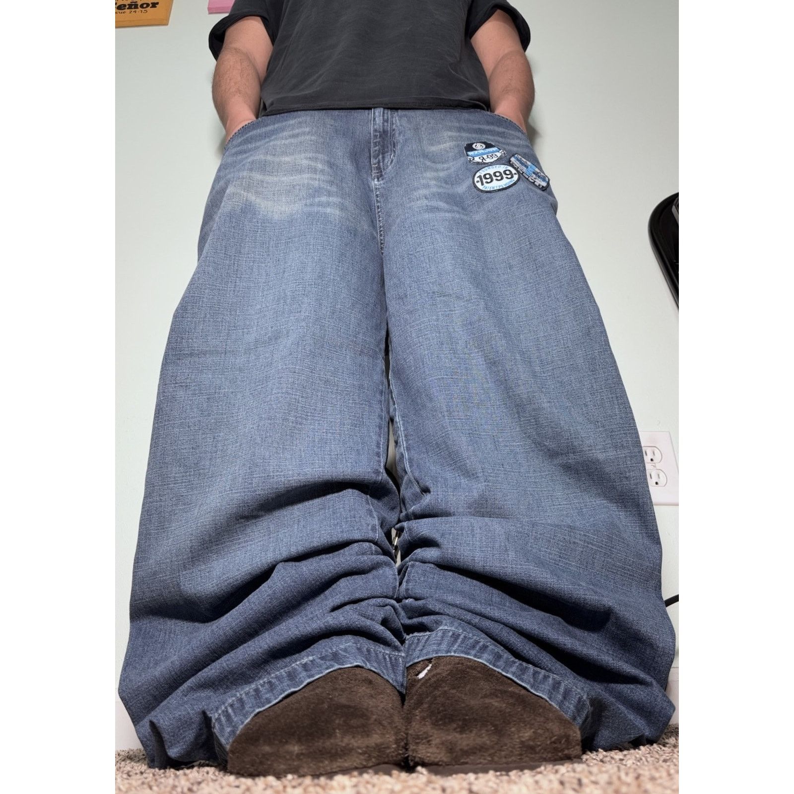 Jnco Y2K Baggy fit Roca Wear Jeans 40x33 Hip Hop Skater jnco Type | Grailed