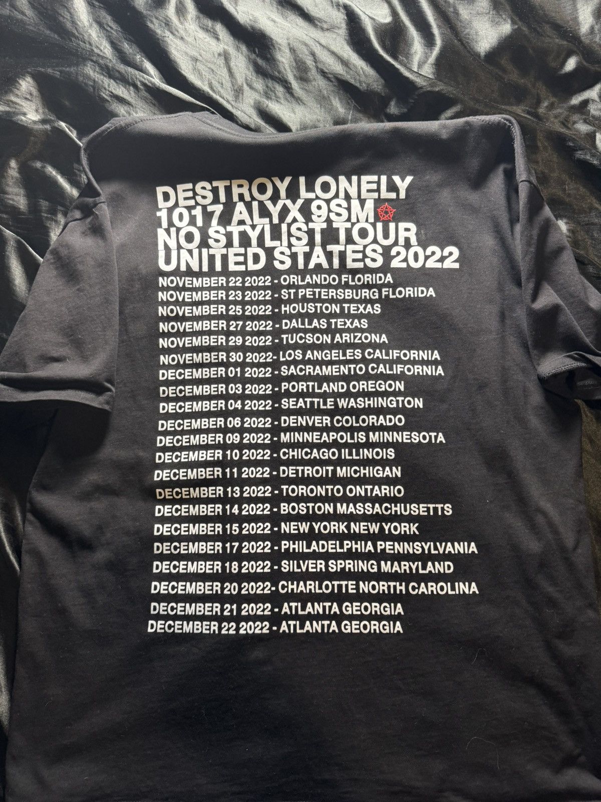 1017 ALYX 9SM Destroy Lonely No Stylist Tour Shirt | Grailed