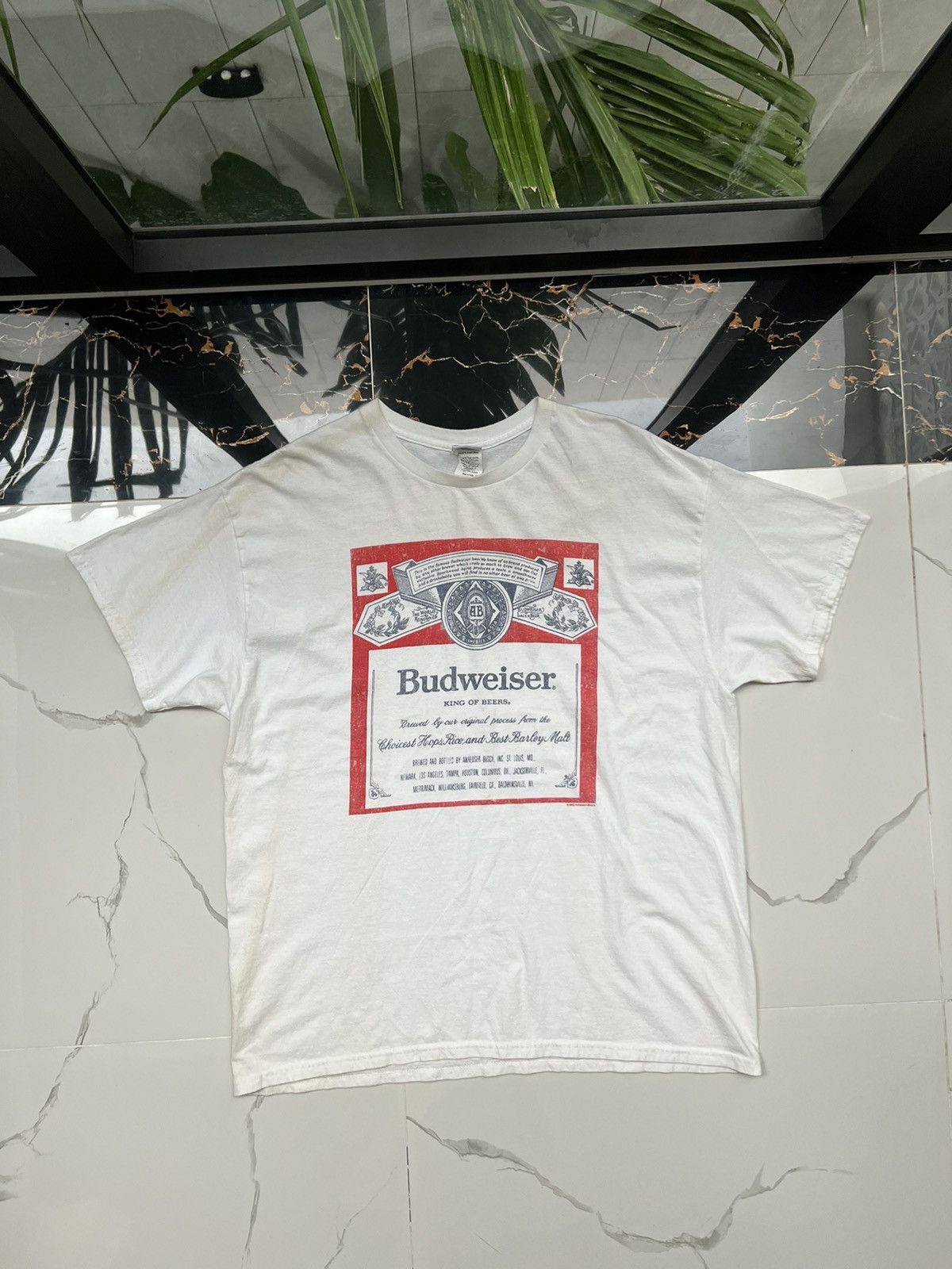 Budweiser × Streetwear × Vintage 90’s BUDWEISER Y2K FUNNY BEER TEE ...