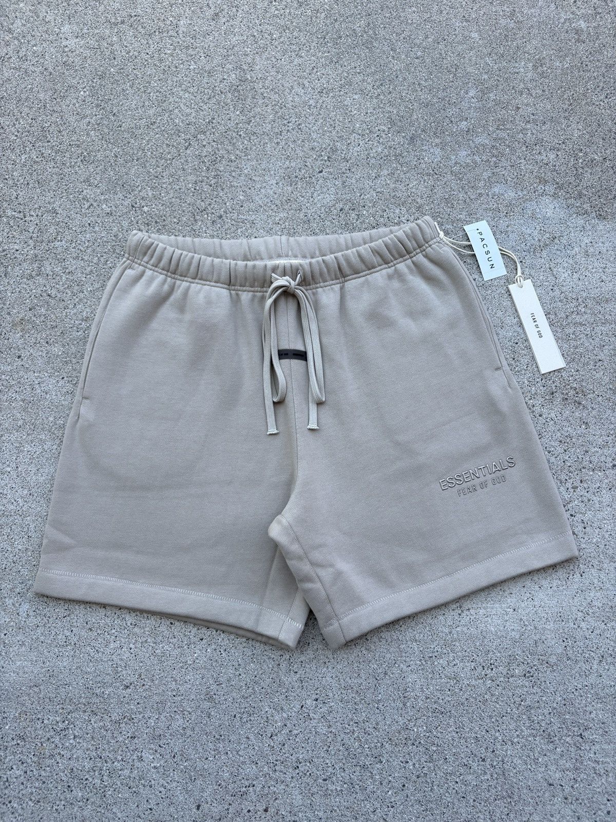 Essentials × Fear of God Timber Fear of God Essentials Fleece Sweat ...