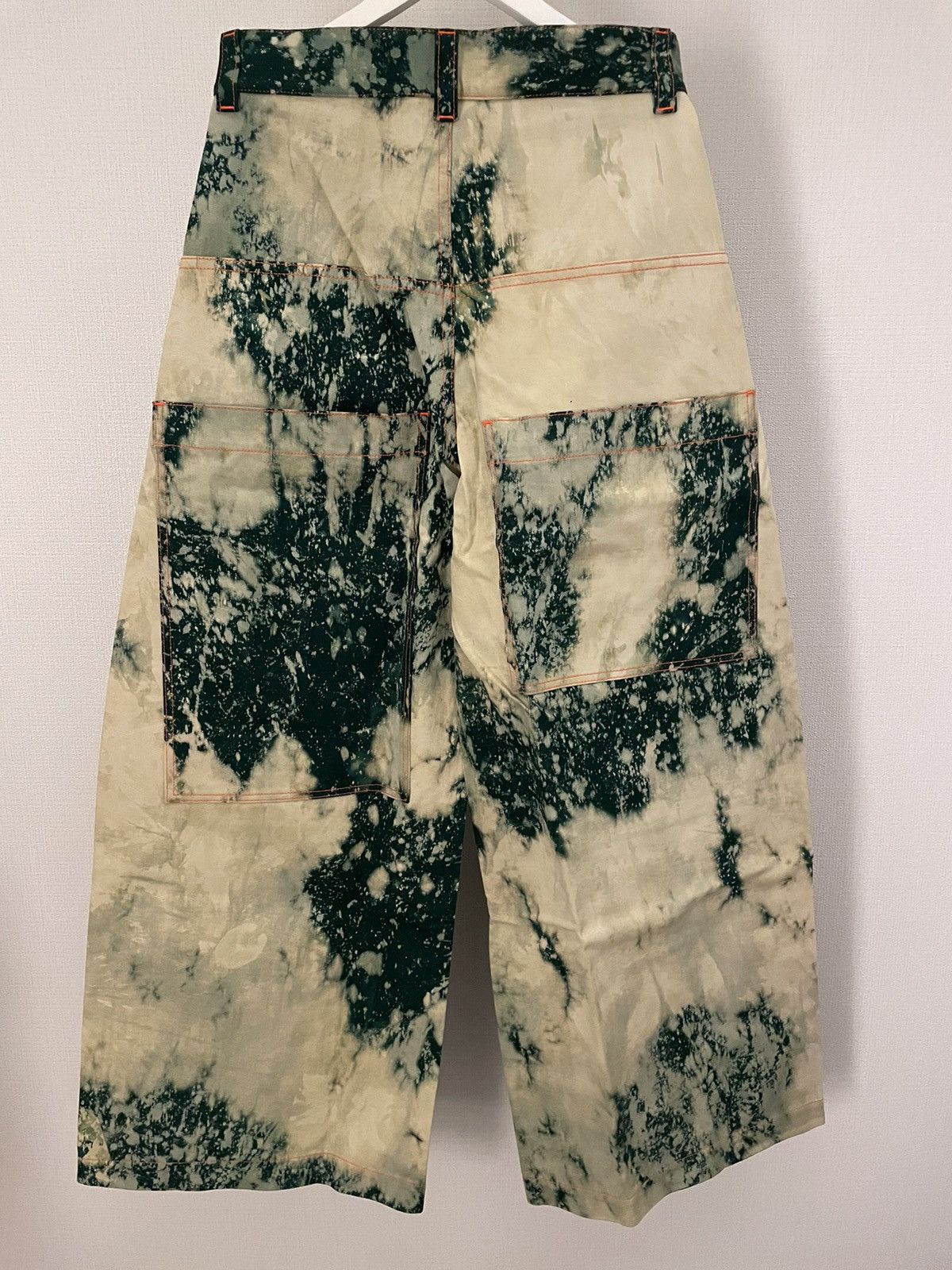 Sterling Ruby S.R. Studio Soto patch raver pant green | Grailed