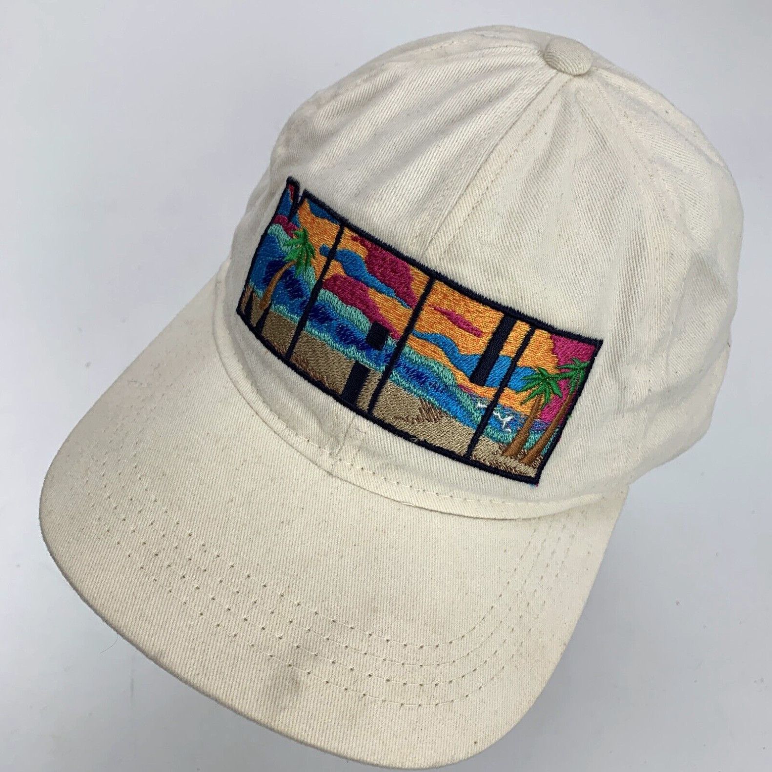 Bally Maui Kaanapali G.C. Beach Scene Ball Cap Hat Adjustable Baseball ...