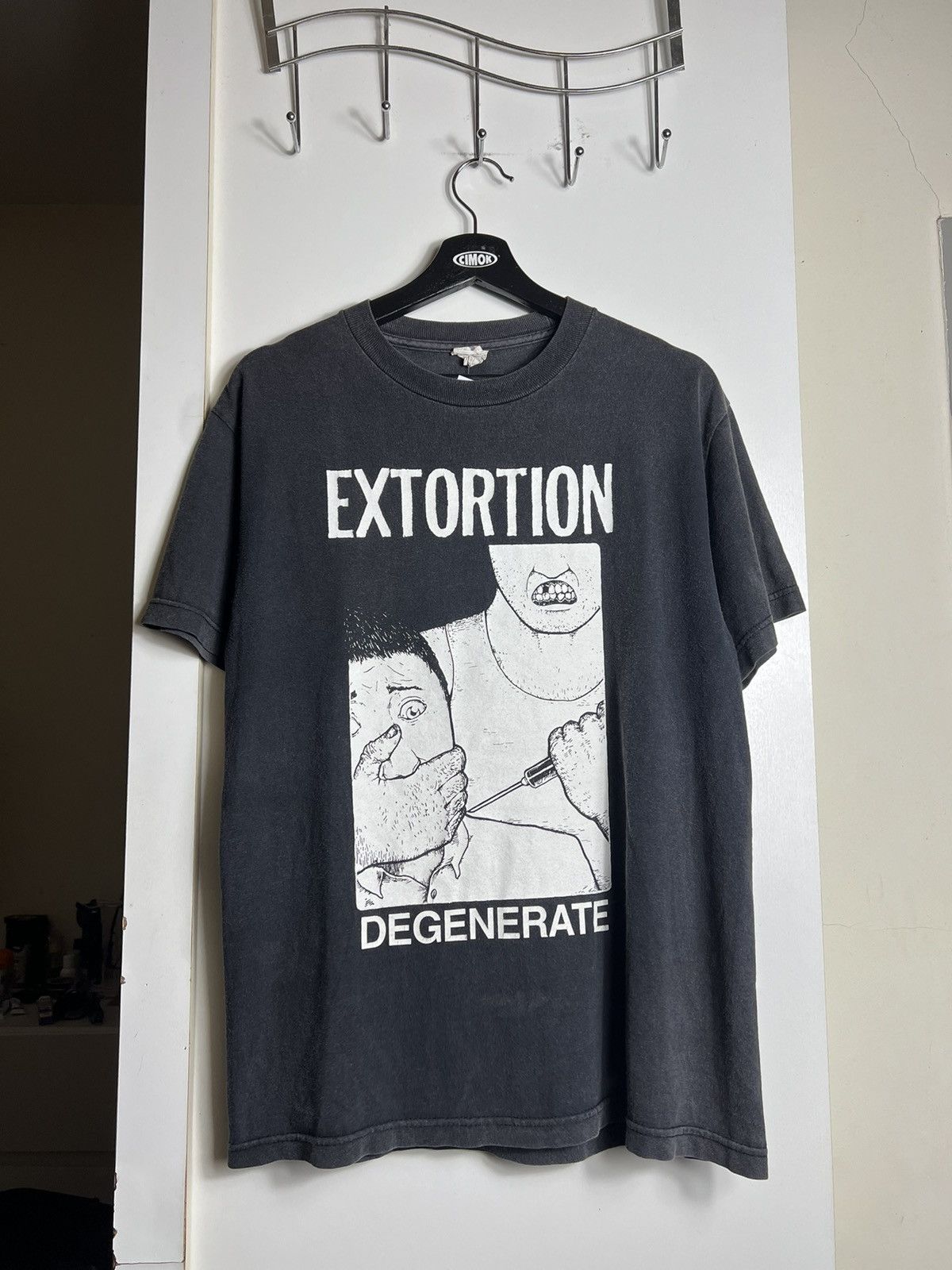 Vintage Vintage Extortion Band Degenerate Tee | Grailed