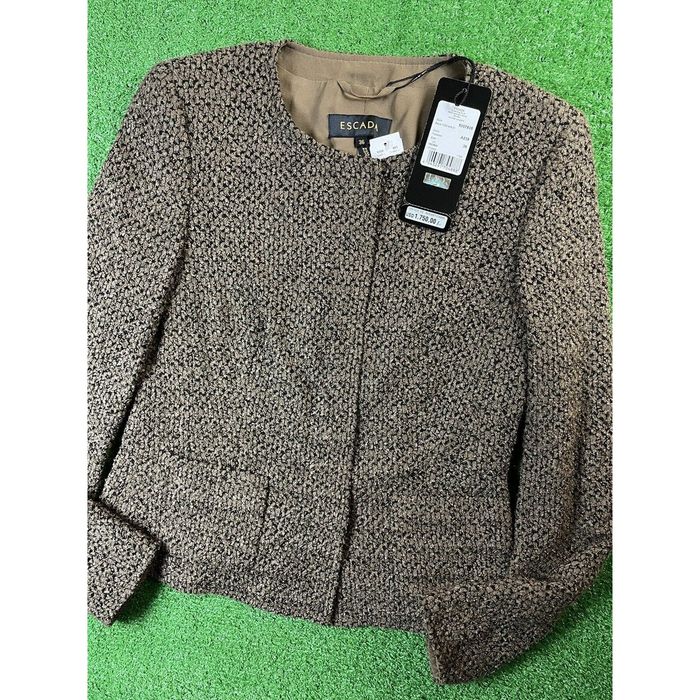 Escada NWT Vintage Escada $1750 RETAIL Beige 36 Small Jacket Top | Grailed