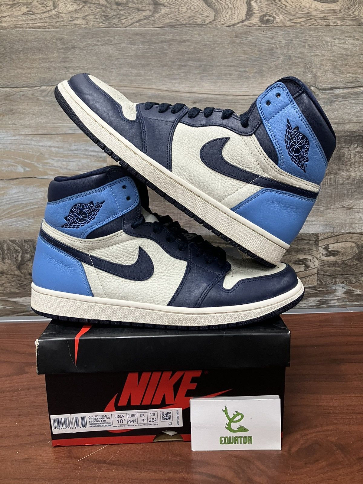 Jordan Brand Jordan 1 High Obsidian | Grailed