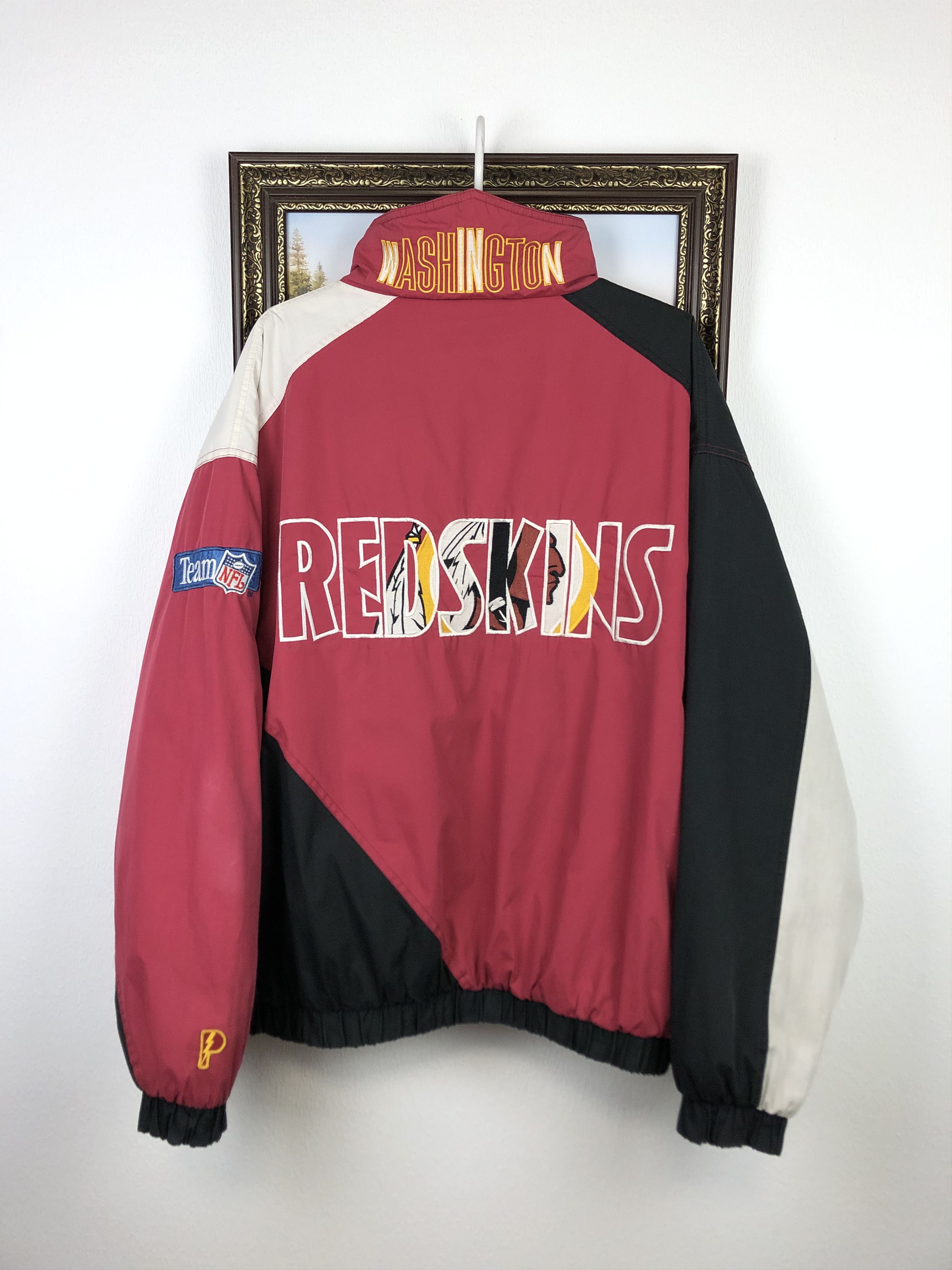 NHL × Vintage Vintage Pro Player Washington Redskins Jacket Mens Bomber ...