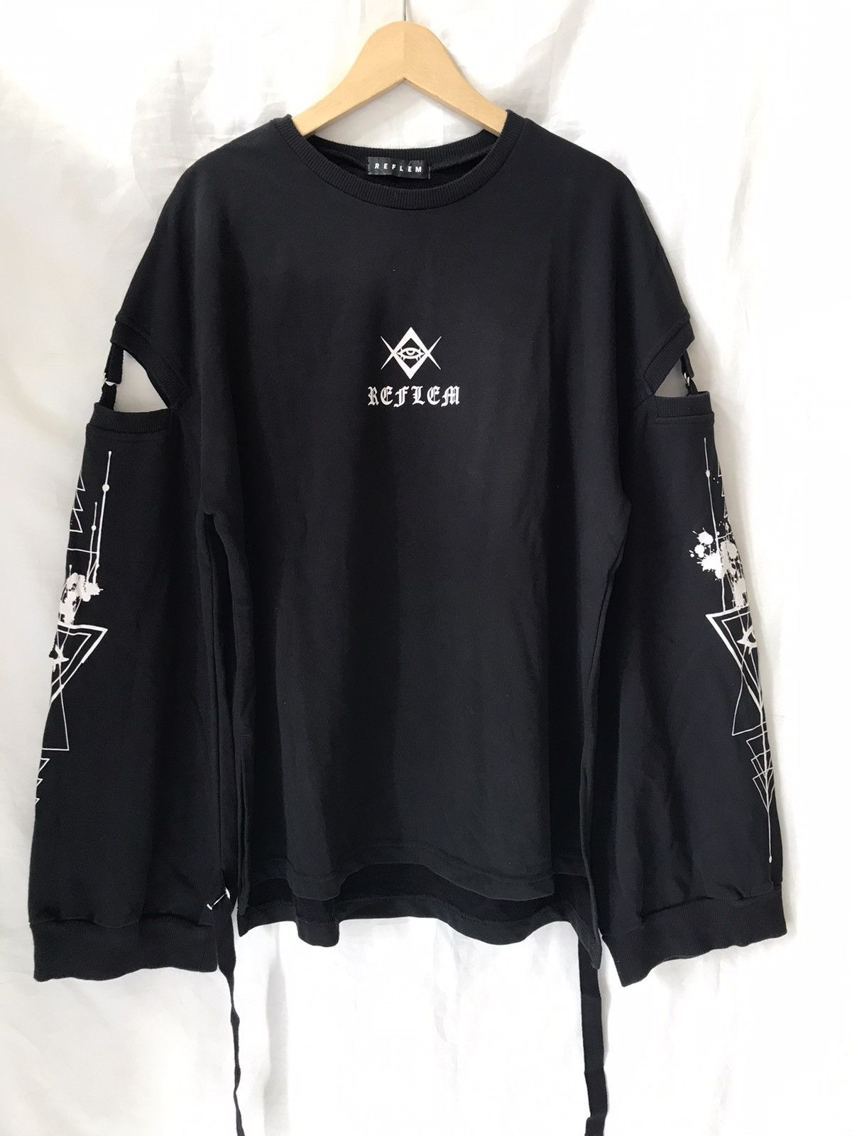 Hysteric Glamour Japan Reflem Poem Sweatshirt Flare Sleeve | Grailed