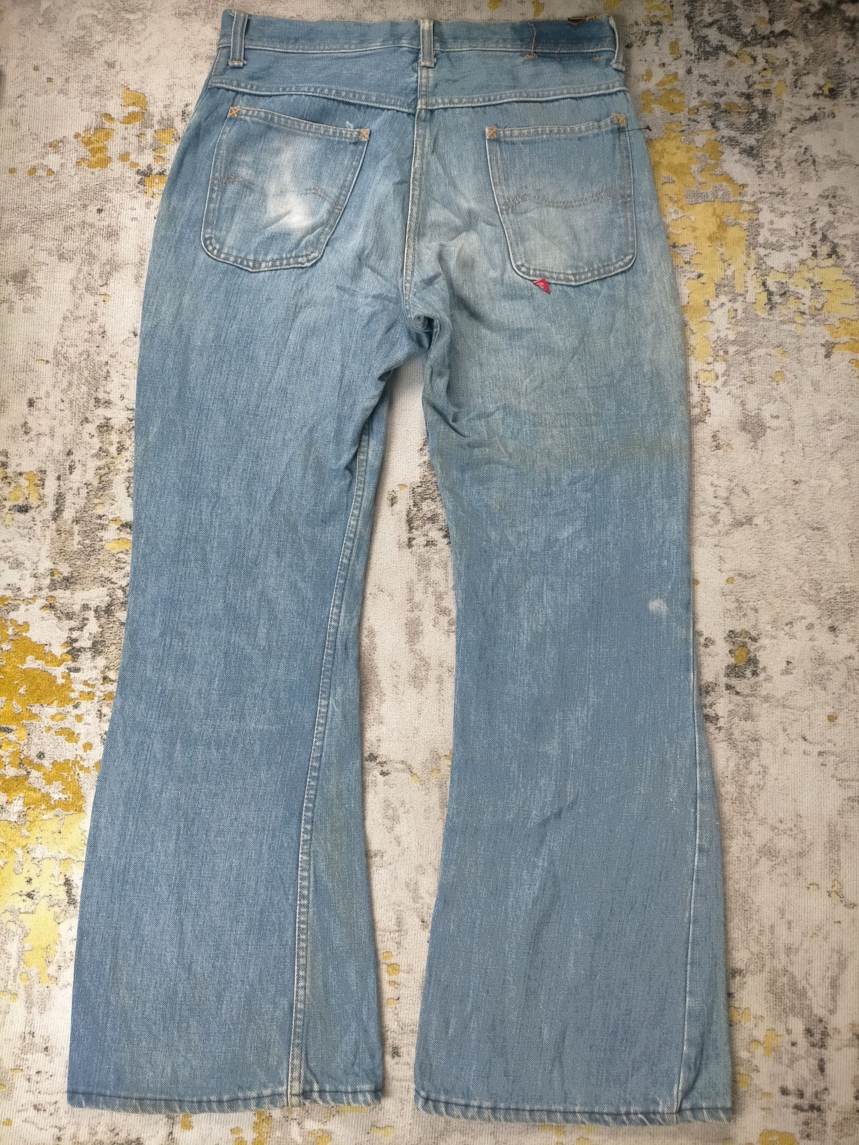 Levi's Rare Vintage 1960s Tuf Nut Flared Wash Jeans | Grailed