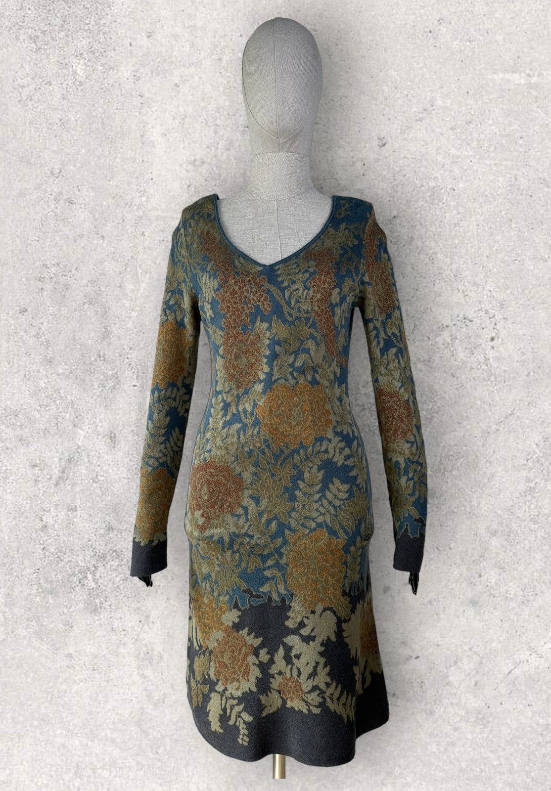 Vintage PERUVIAN CONNECTION 100% Pima Cotton Floral Maxi Dress | Grailed