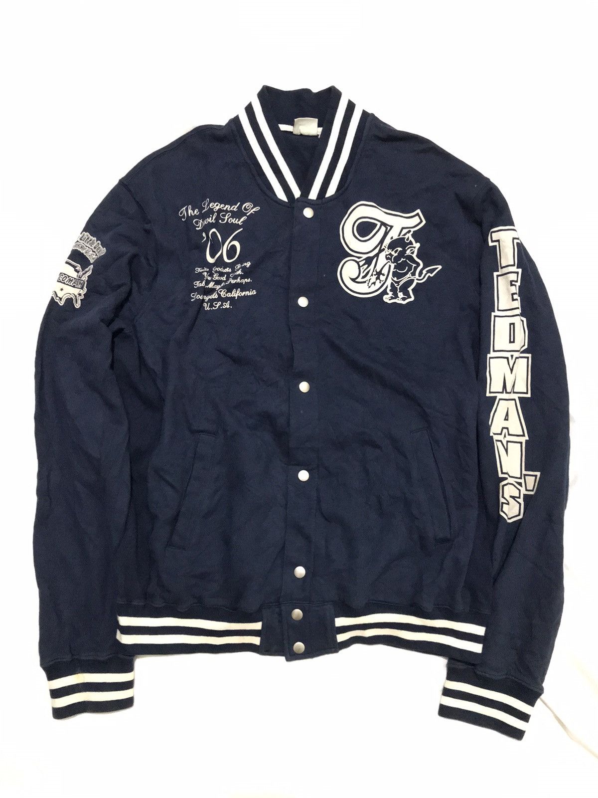 Tedman Vintage Tedman’s Varsity Jacket Lucky Devil | Grailed