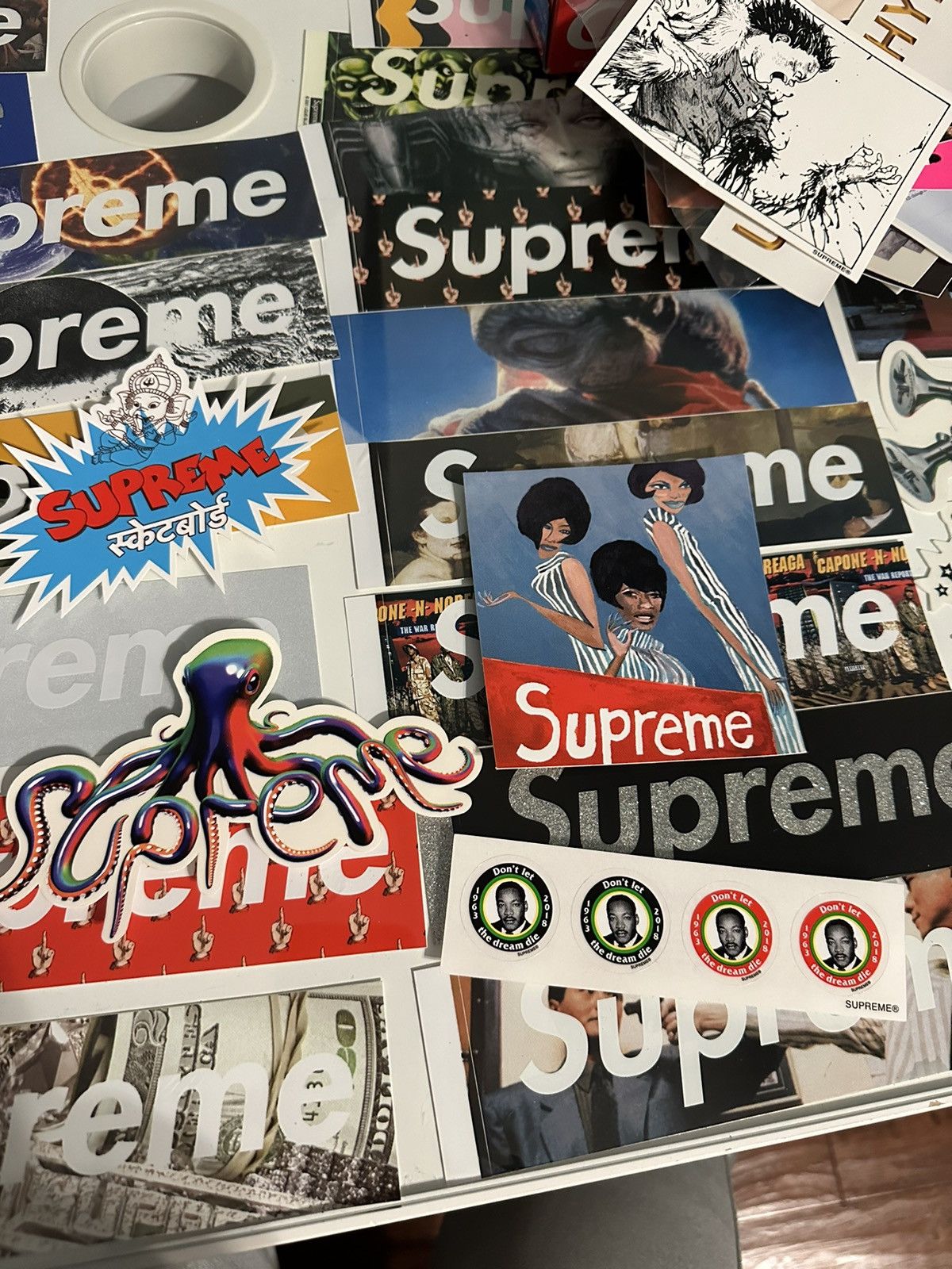 Supreme Supreme sticker pack | Grailed