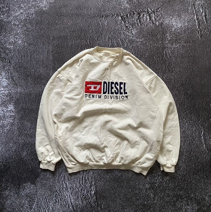 Diesel Vintage 90s Big Logo Diesel Sweatshirt Denim Division | Grailed