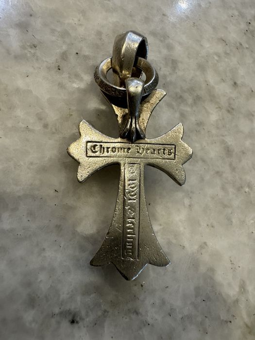 Chrome Hearts Chrome hearts cross pendant with bale | Grailed