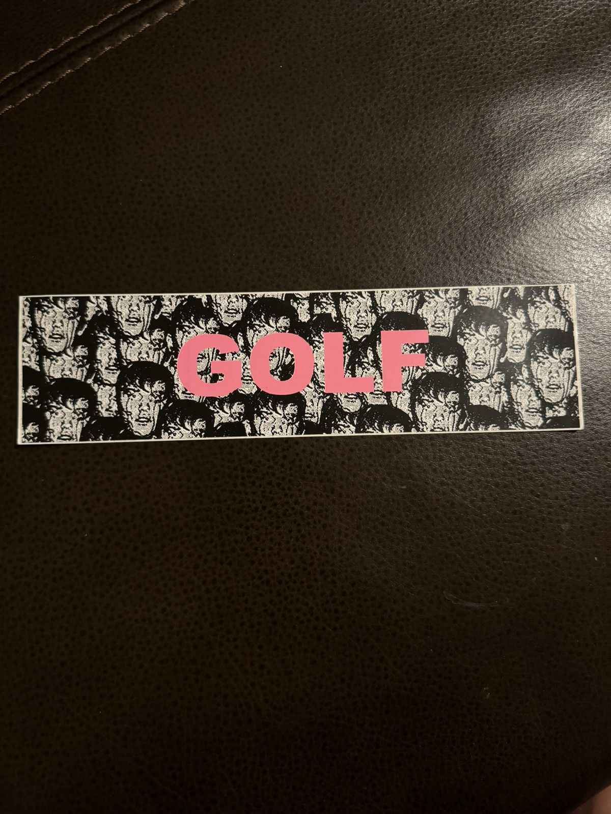 Golf Wang Punk Face Box Logo Sticker | Grailed