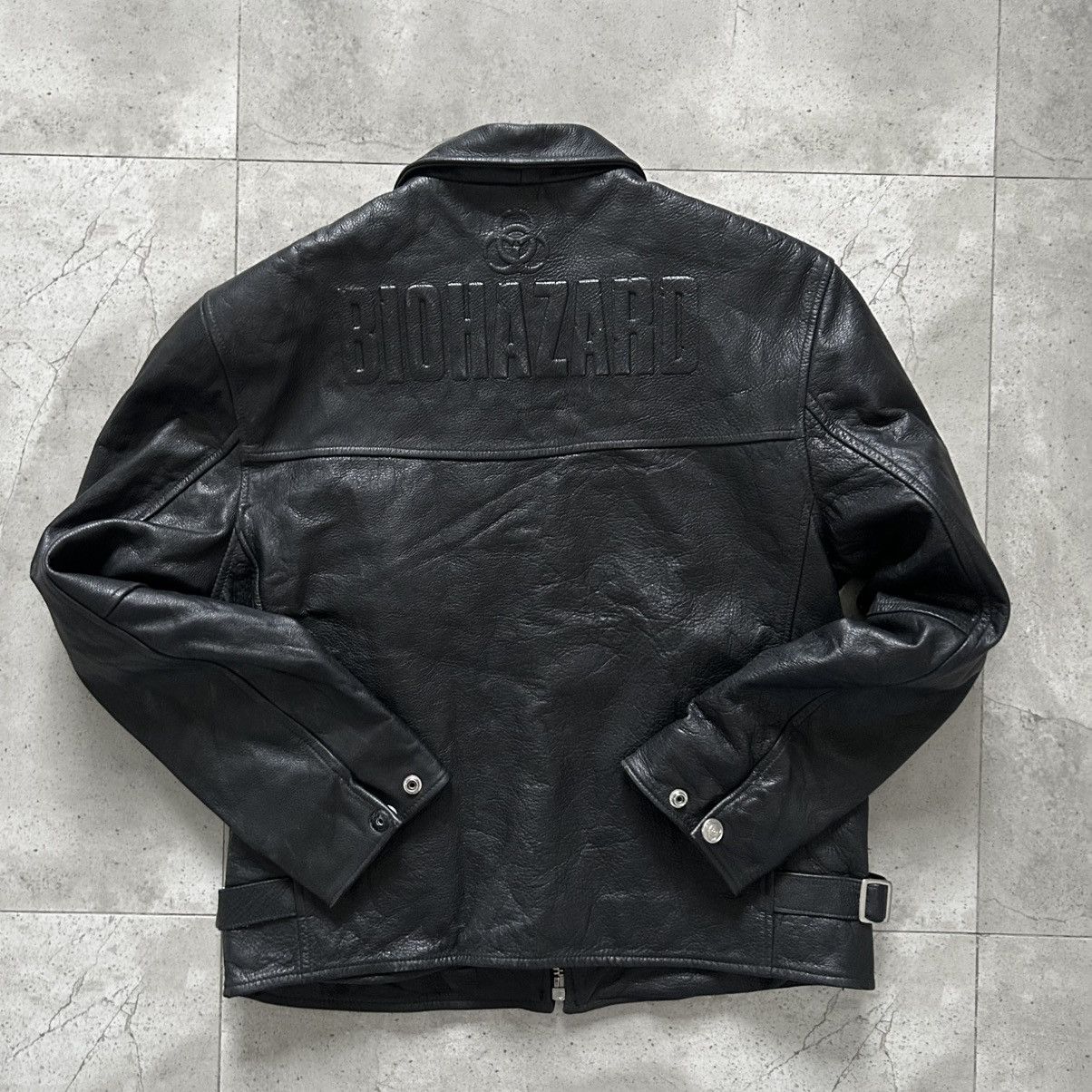 Vintage 1997 Resident Evil Biohazard 1 Leather Jacket | Grailed