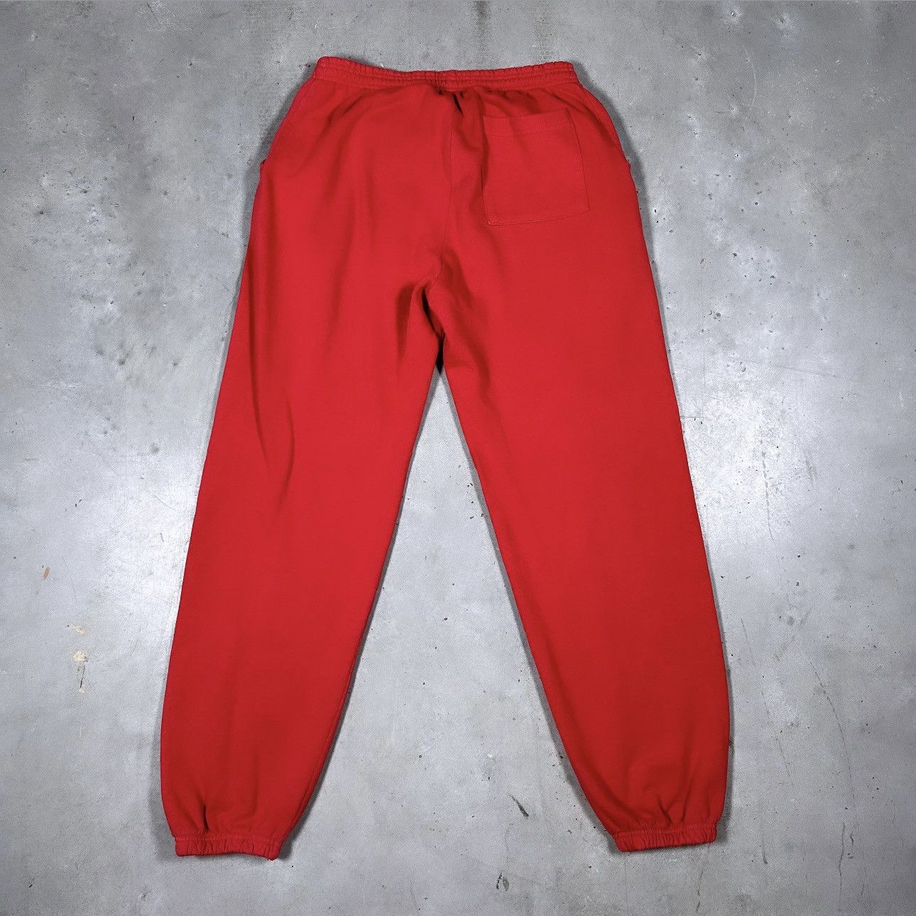 Spider Worldwide × Young Thug SP5DER 555 RED PINK SWEATPANTS | Grailed