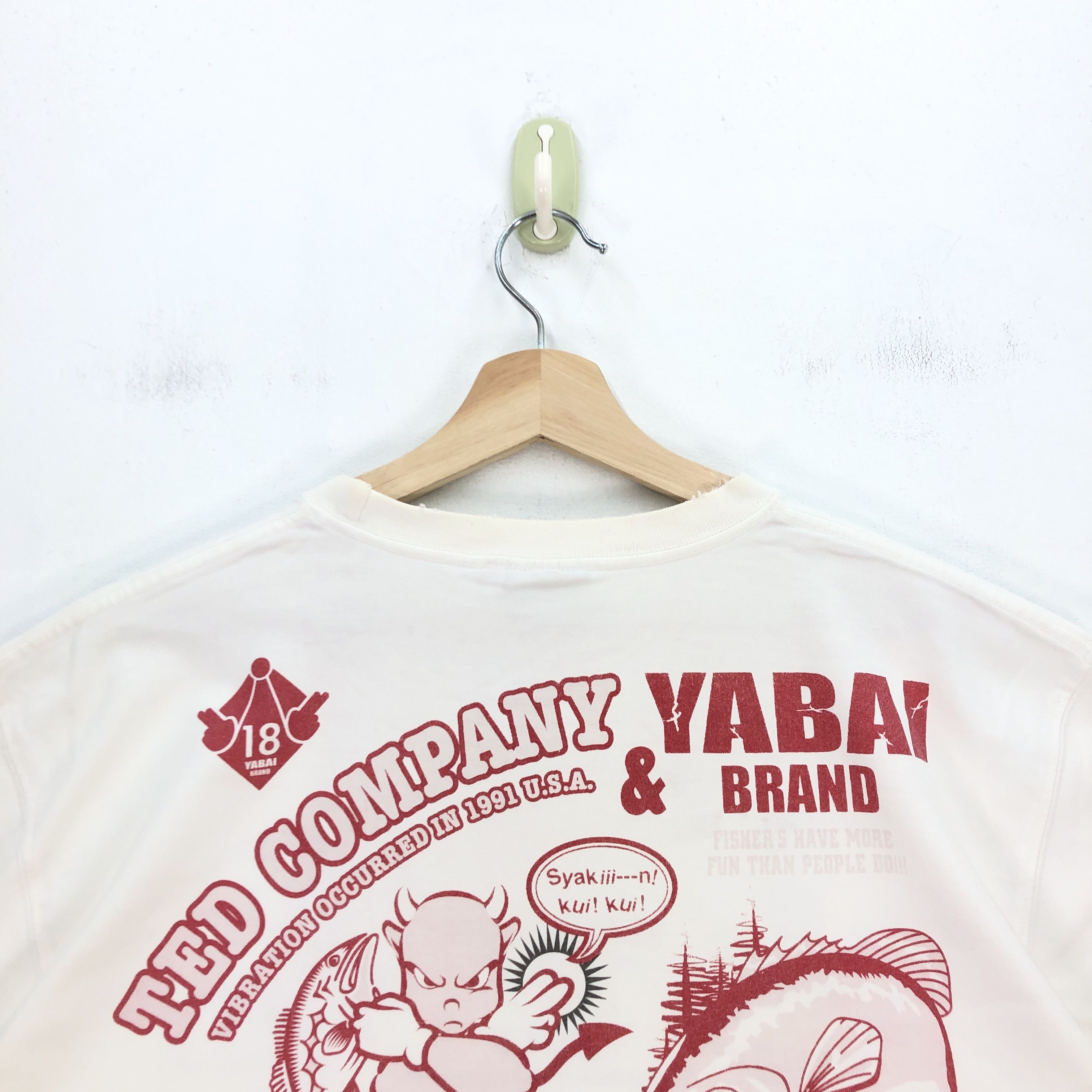 Japanese Brand TEDMAN × YABAI BRAND Collaboration T-Shirt Ted Company ...