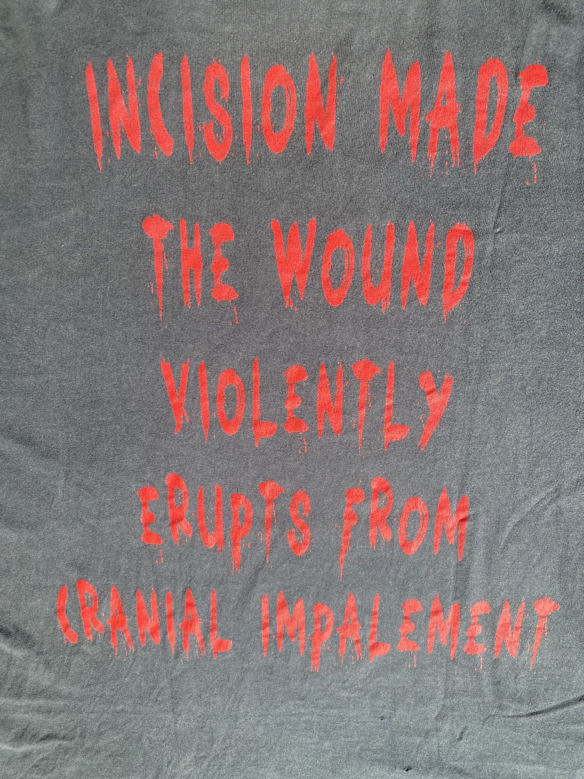 Band Tees Rare Disgorge Cranial Impalement Brutal Death Metal Band Tee ...