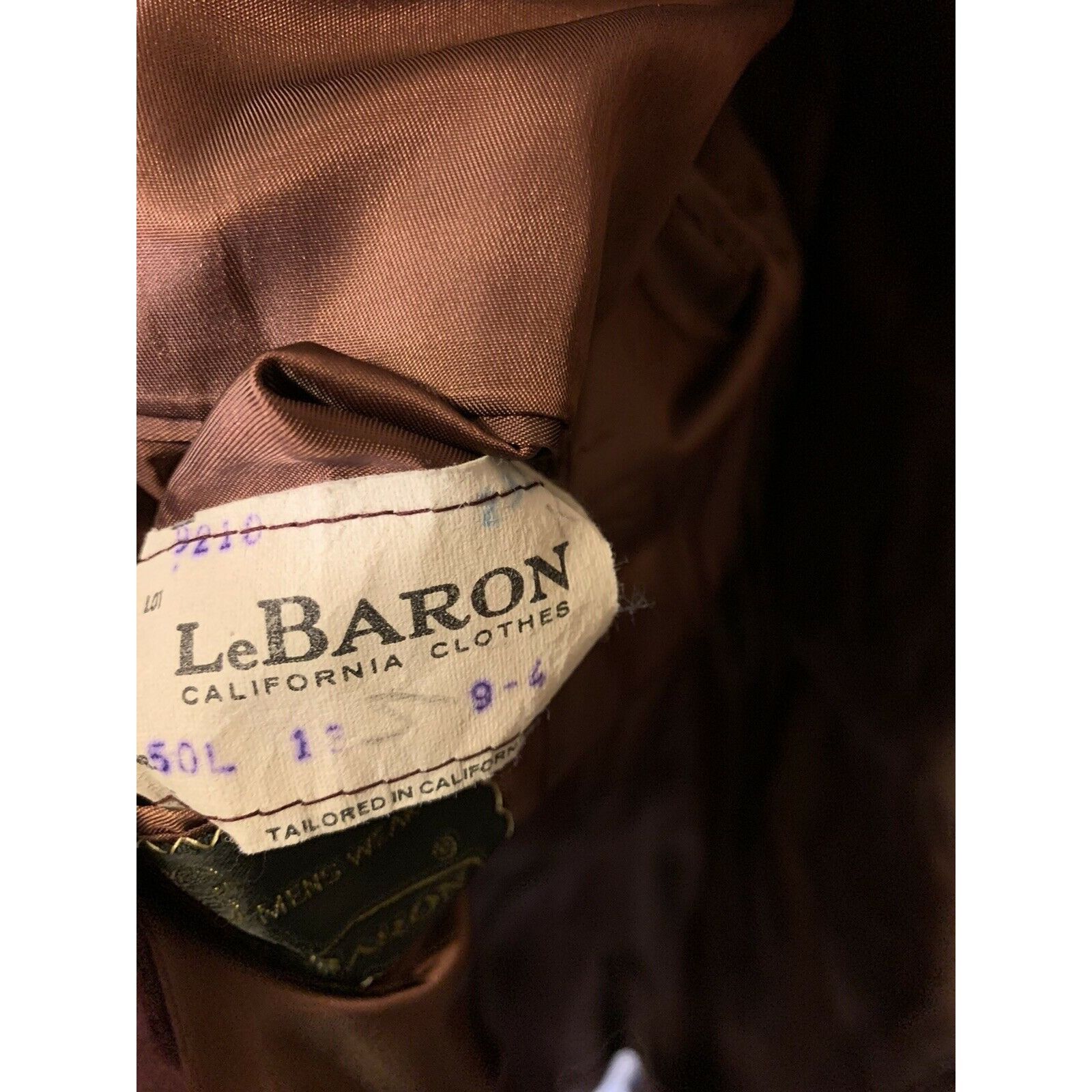 Vintage Rountree Williams Le Baron Skinner Ultra Suede Fabric Coat J ...