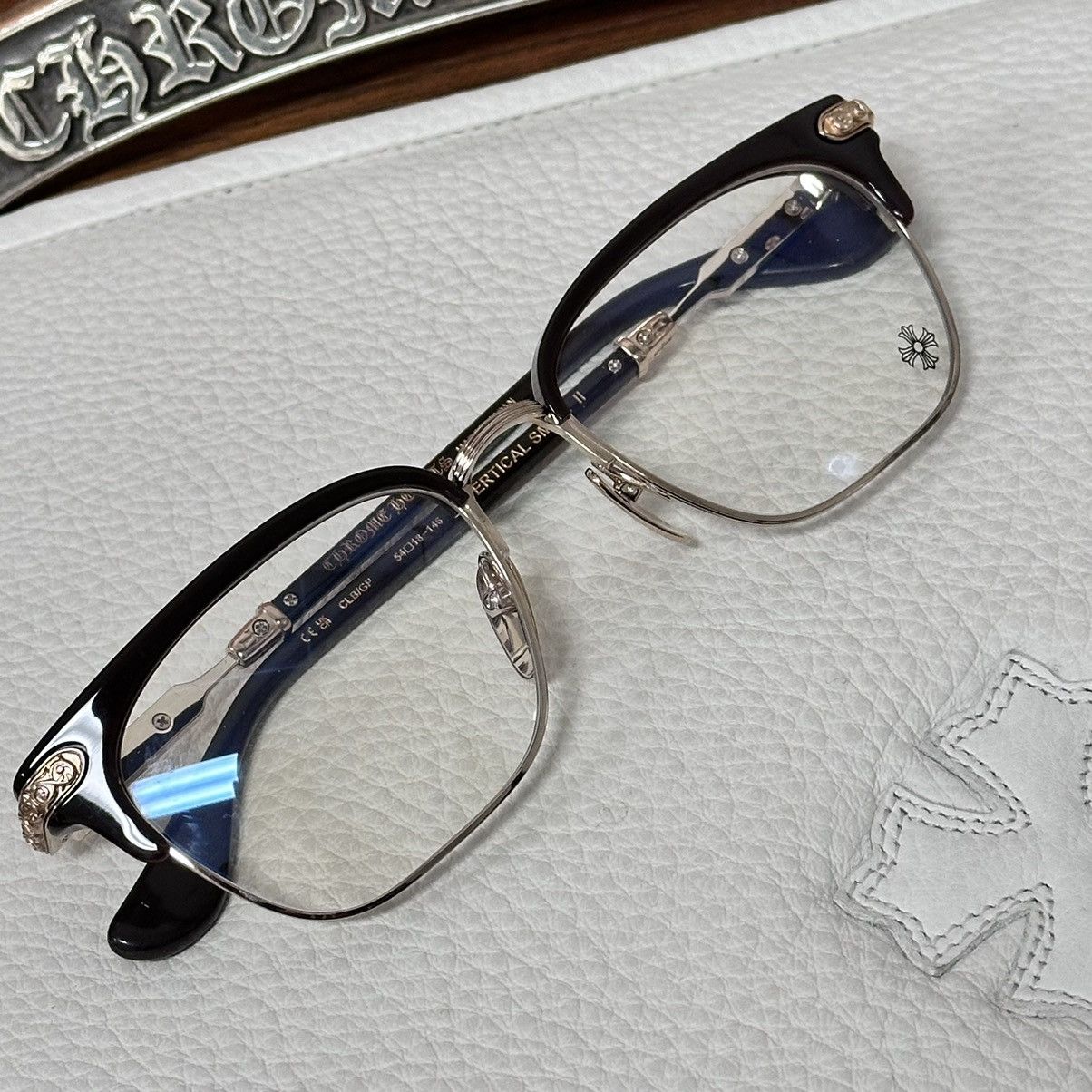Chrome Hearts Chrome Hearts Vertical Smile II Glasses | Grailed