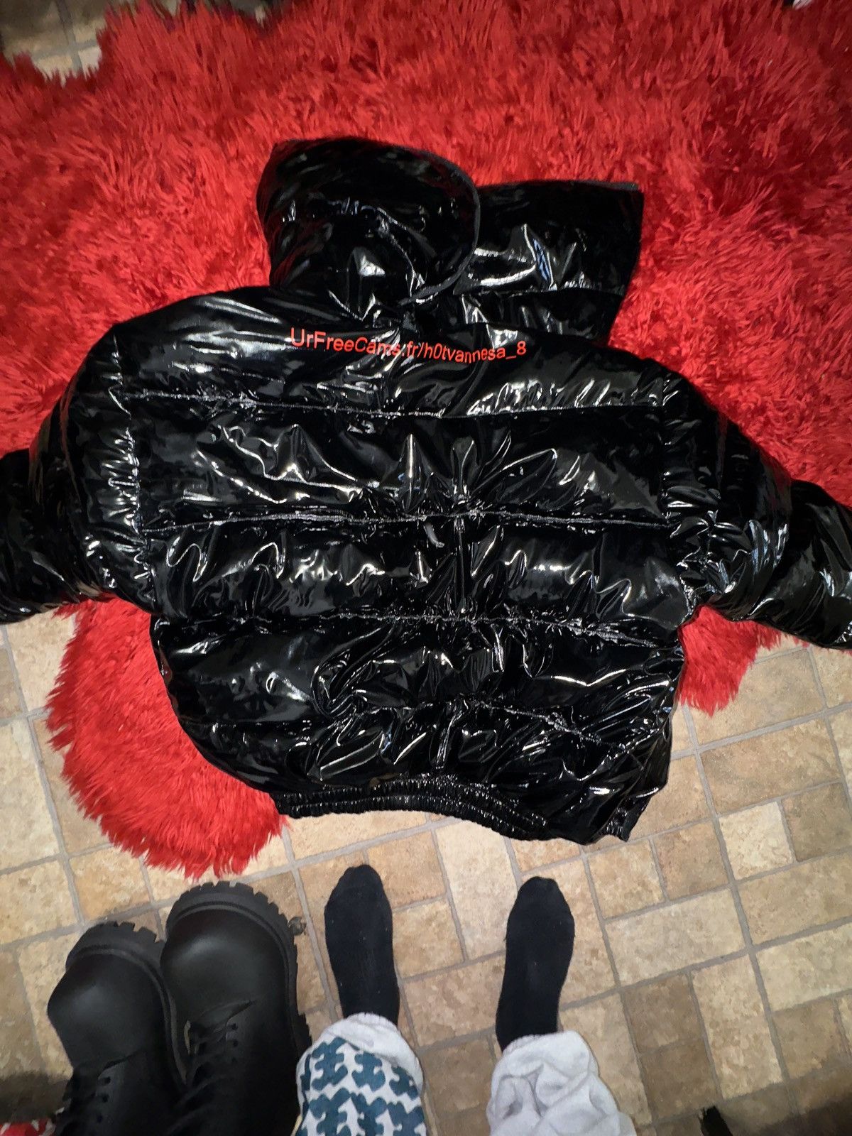Vetements *RARE FW17 MISS WEBCAM PUFFER | Grailed