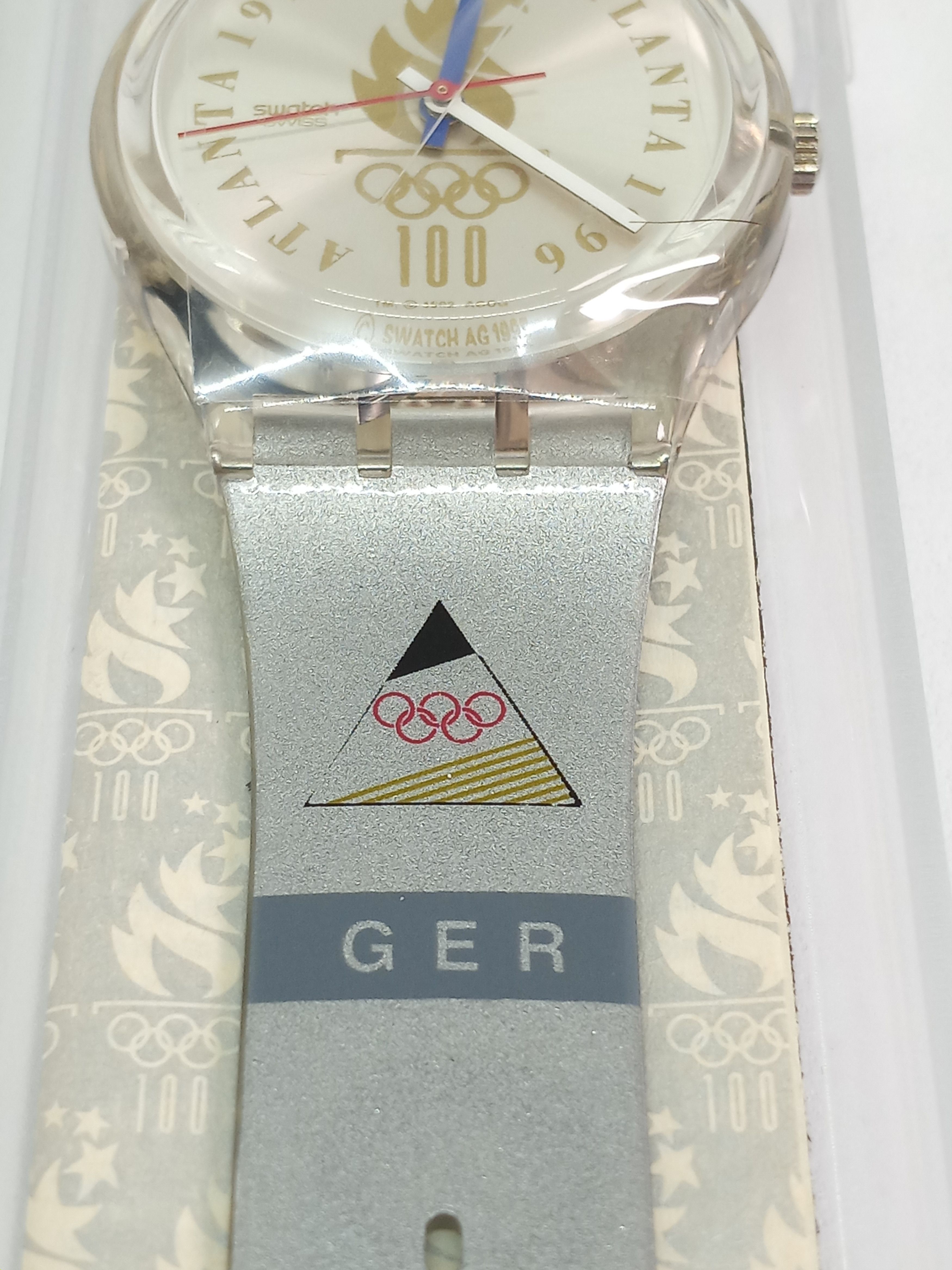 Swatch VINTAGE Swatch GZ150D 1996 Olympic Games 34mm GERMANY Watch ...