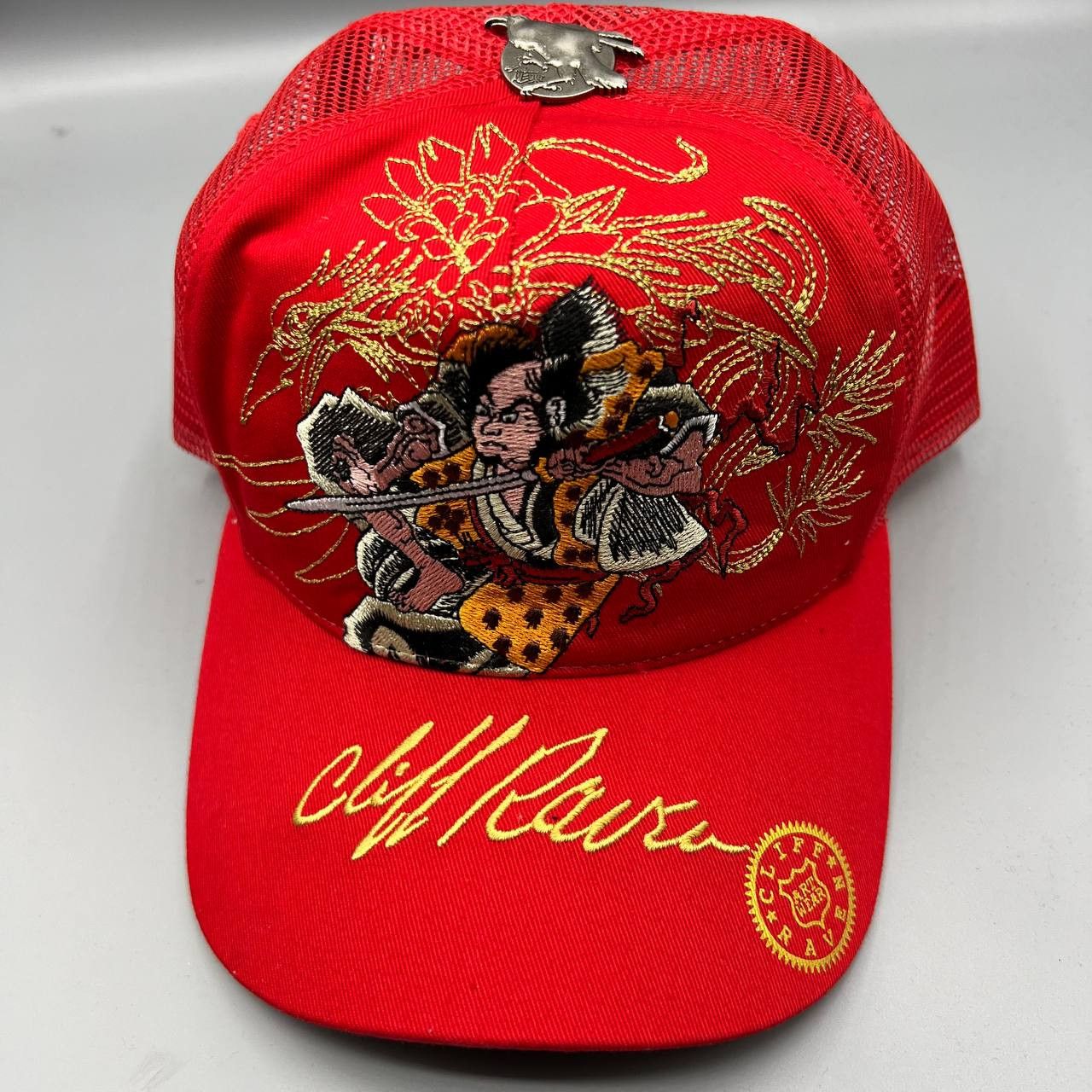 Ed Hardy Vintage Cliff Raven Hat Japanese tattoo Snap back Trucker ...