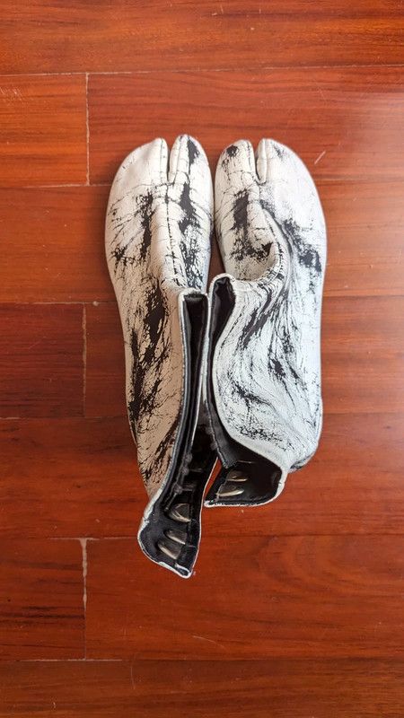 Maison Margiela Rare 2000s Maison Martin Margiela Painted Tabis | Grailed