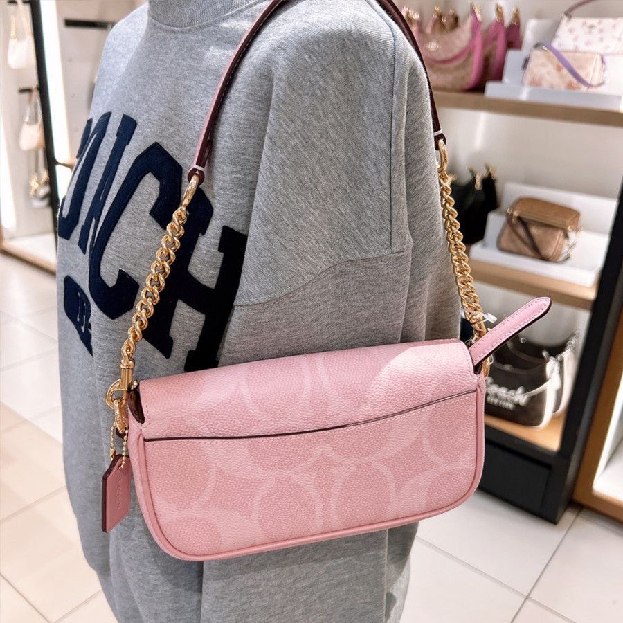 Coach Hailey Flap Bag In Signature Canvas CAN70 | Grailed