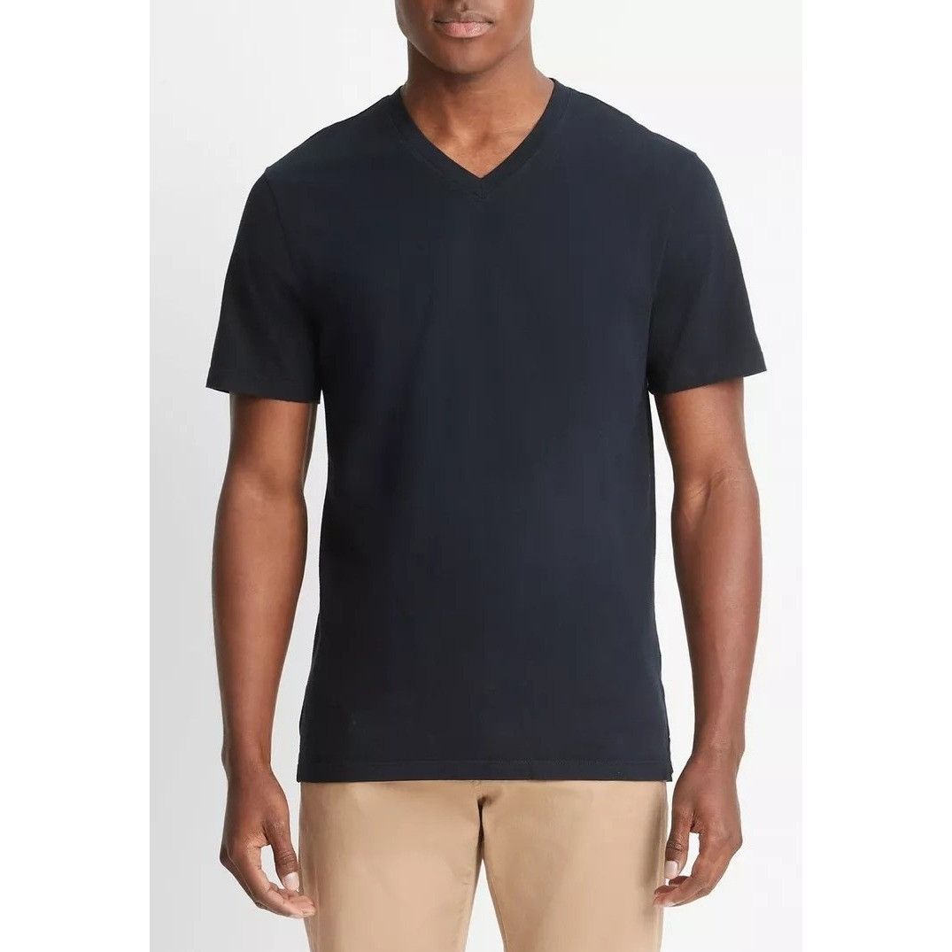 Vince NWT Vince Garment Dye Short Sleeve V-Neck T-Shirt | Grailed