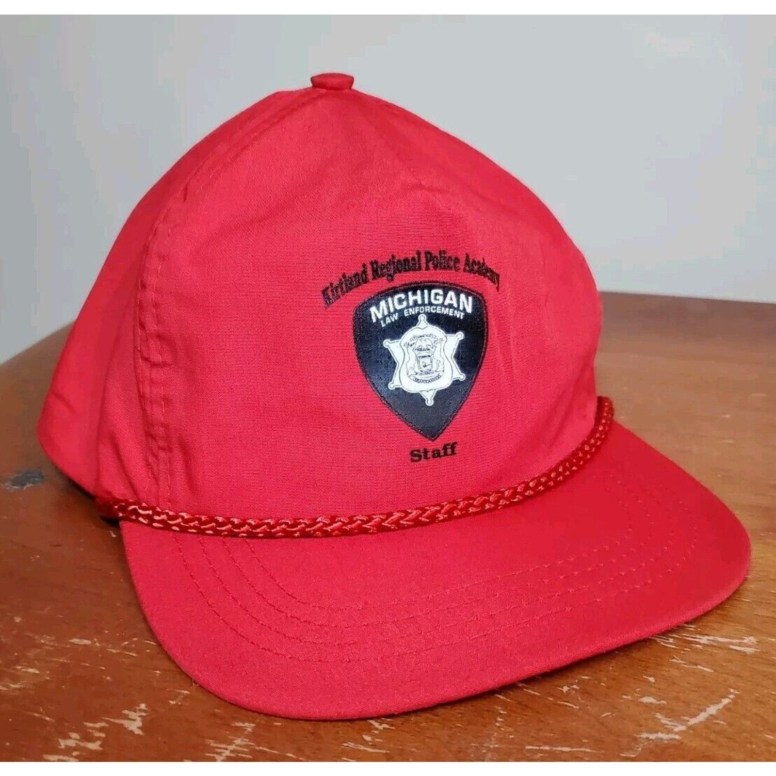 Vintage Michigan Law Enforcement Hat Police Academy STAFF Cap | Grailed