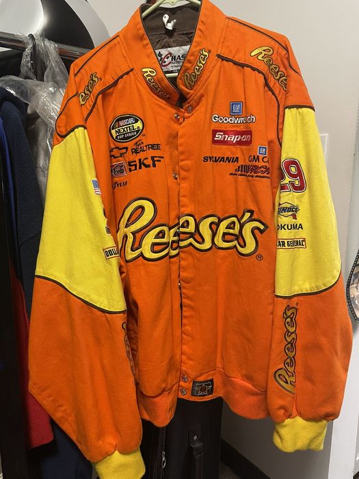 Vintage Reese’s NASCAR Racing Jacket Kelvin Harvick 4XL | Grailed