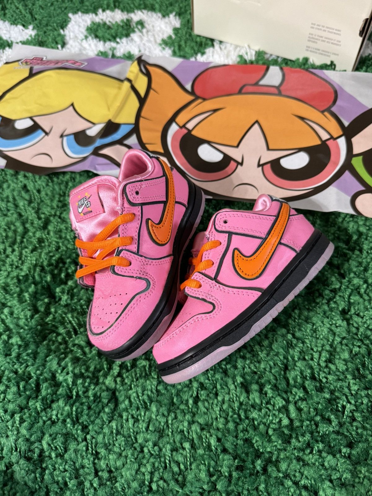 Cartoon Network × Nike The Powerpuff Girls Nike SB dunk low Blossom ...