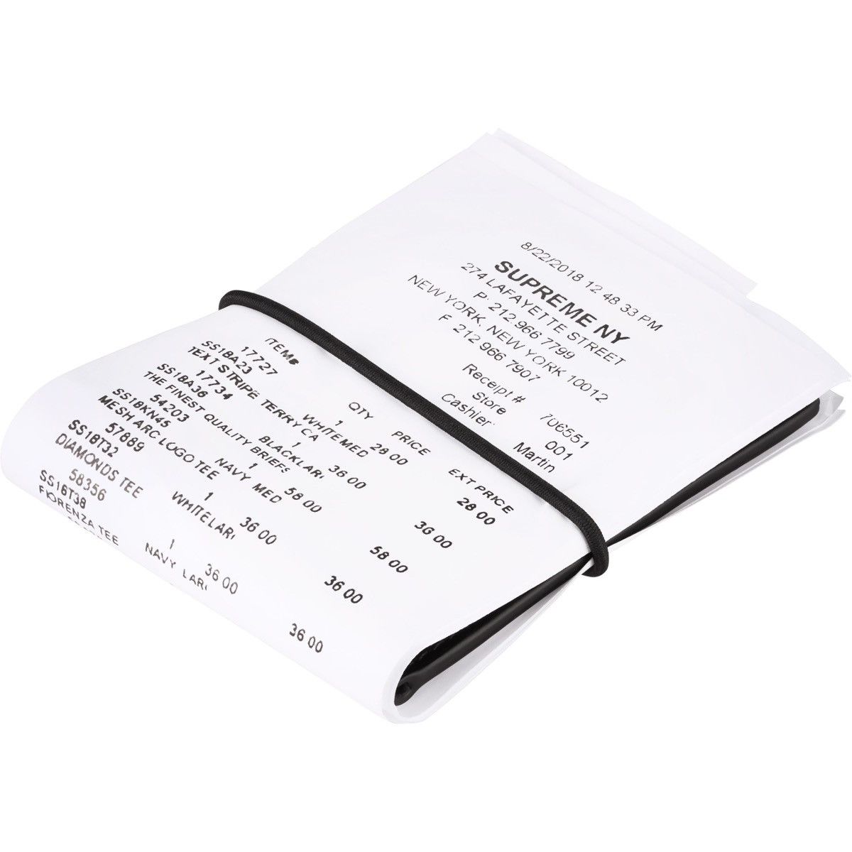 Maison Margiela × Supreme Supreme MM6 Maison Margiela Receipt Wallet ...