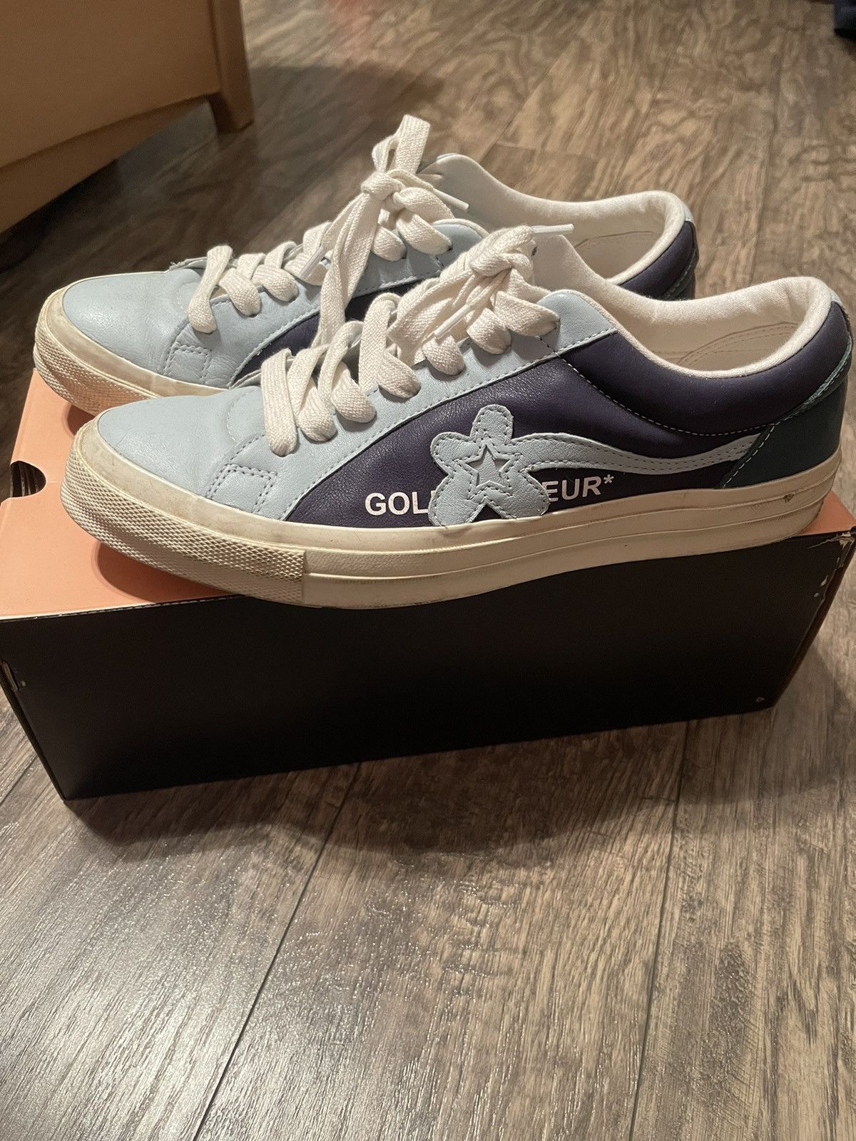 Converse × Golf le Fleur Converse Golf Le Fleur Blue and Navy Sneaker ...